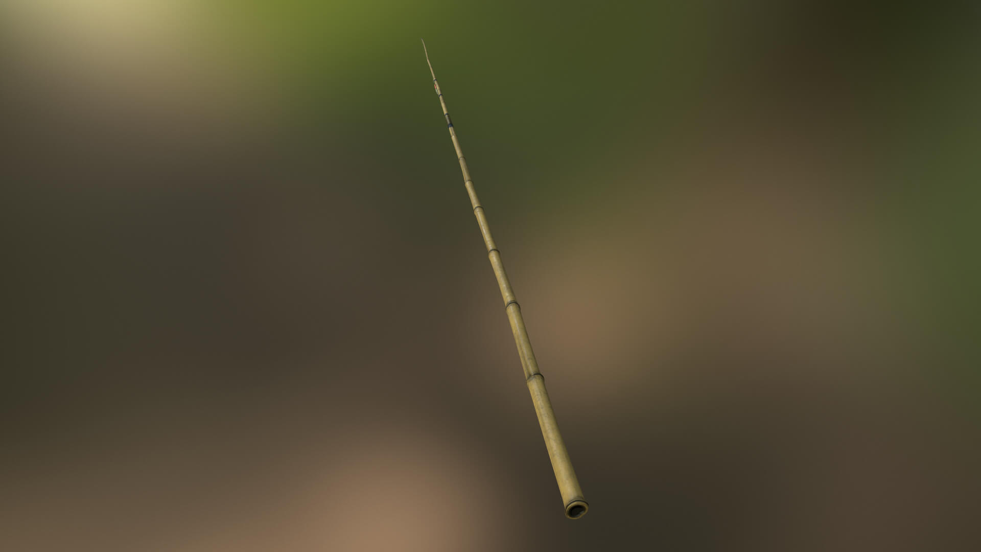 Bamboo Fishing Rod - 3D Model by Grishmanovskij Anton