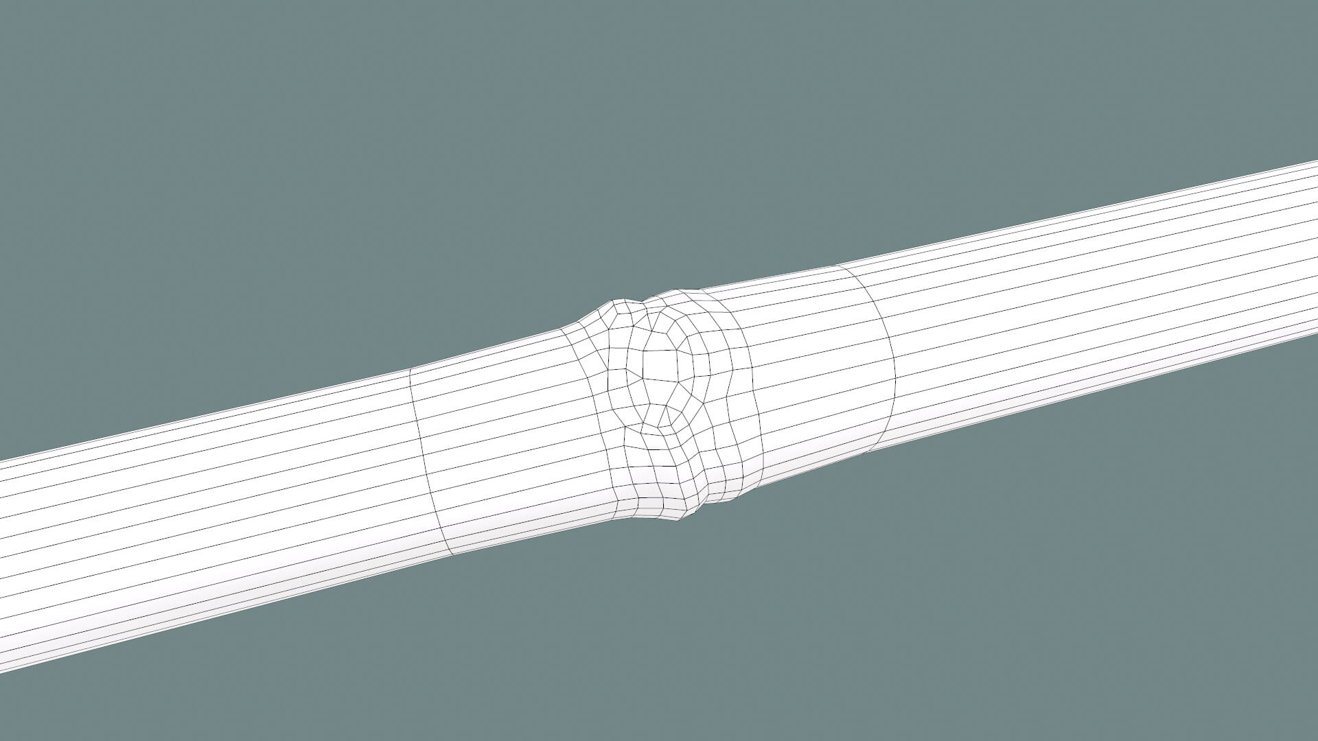 Bamboo Fishing Rod - 3D Model by Grishmanovskij Anton
