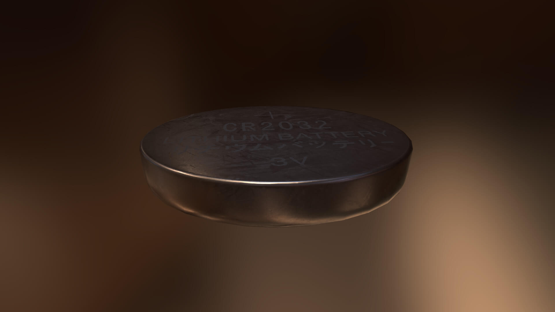 Battery CR2032 - 3D Model by Grishmanovskij Anton