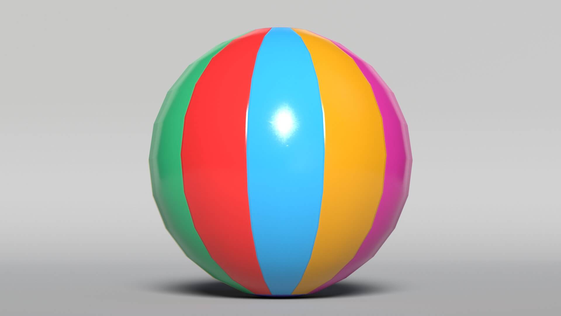Beach Ball - 3D Model by Grishmanovskij Anton