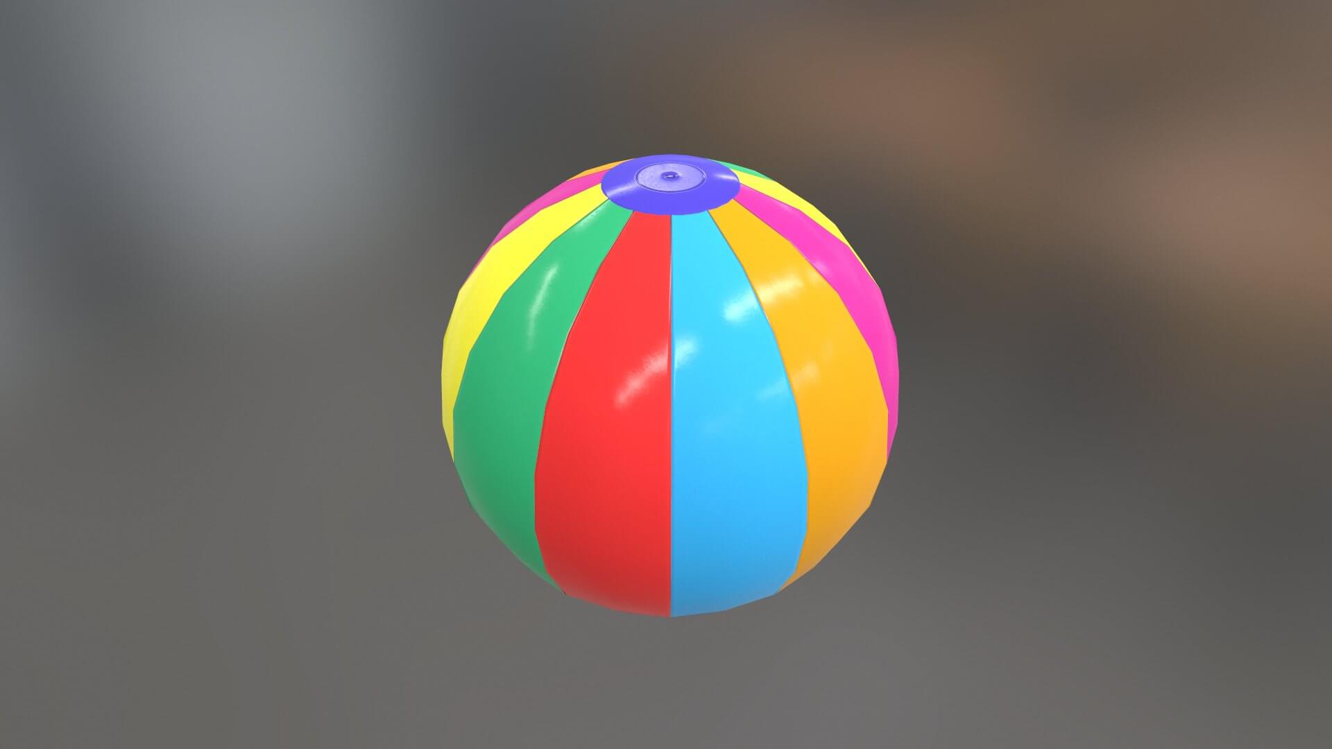 Beach Ball - 3D Model by Grishmanovskij Anton