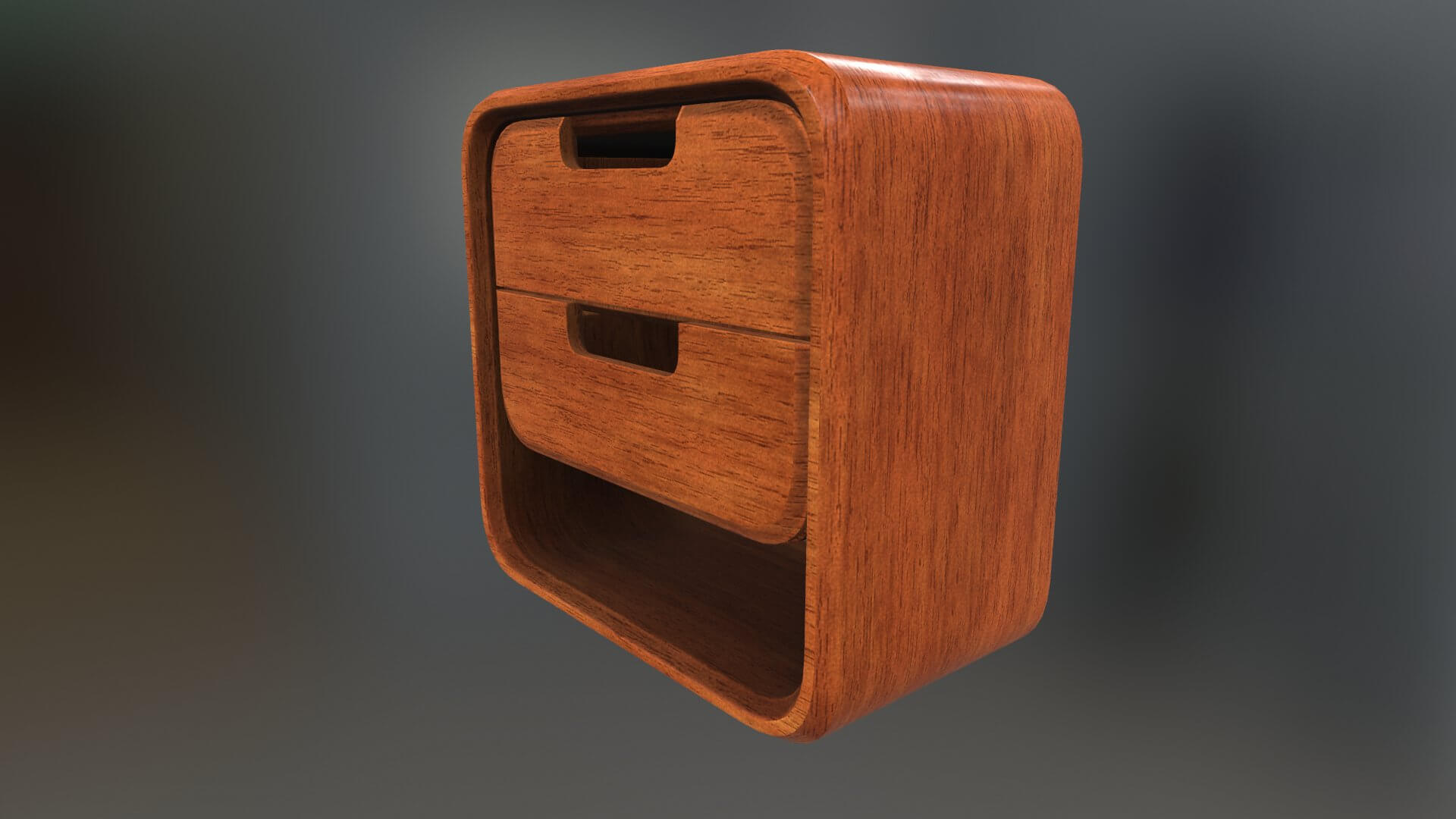 Bedside Table - 3D Model by Grishmanovskij Anton