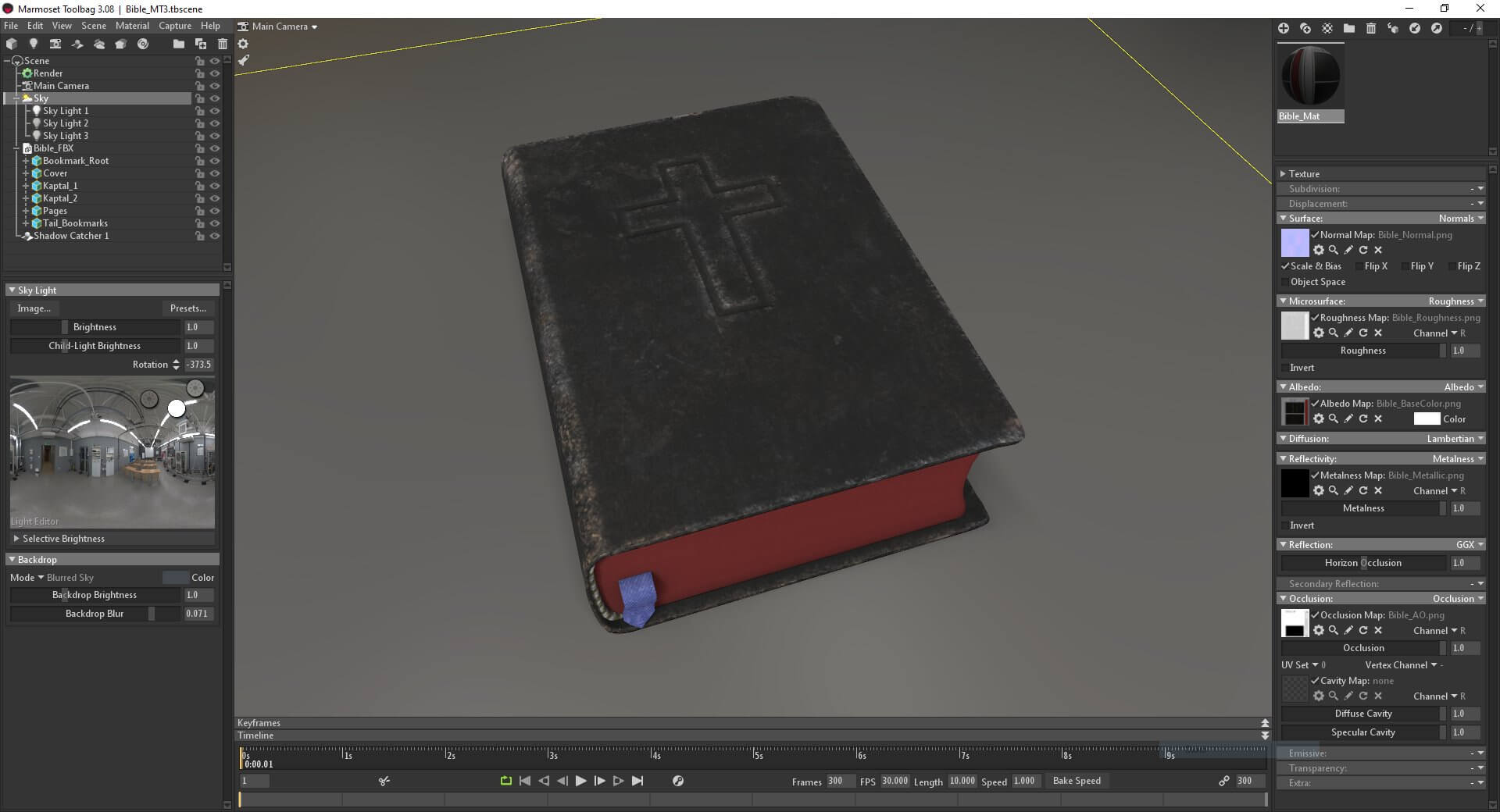 Bible - 3D Model by Grishmanovskij Anton