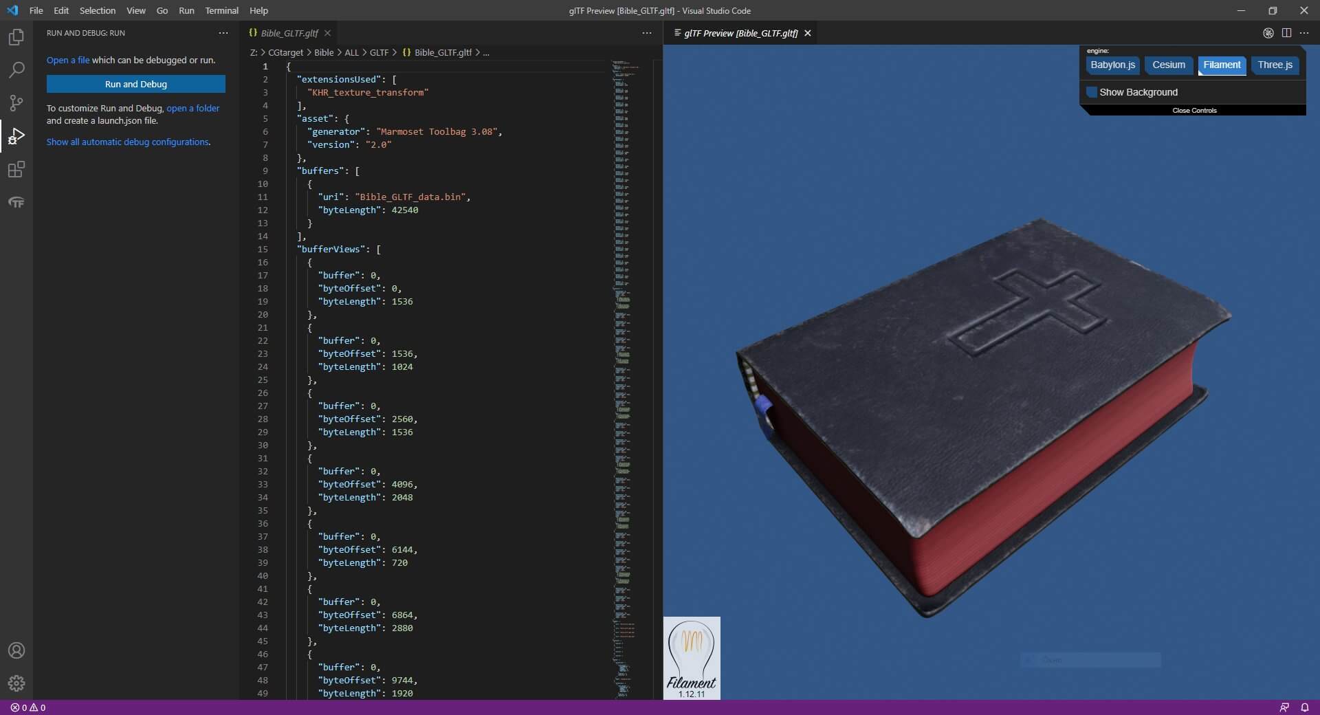 Bible - 3D Model by Grishmanovskij Anton