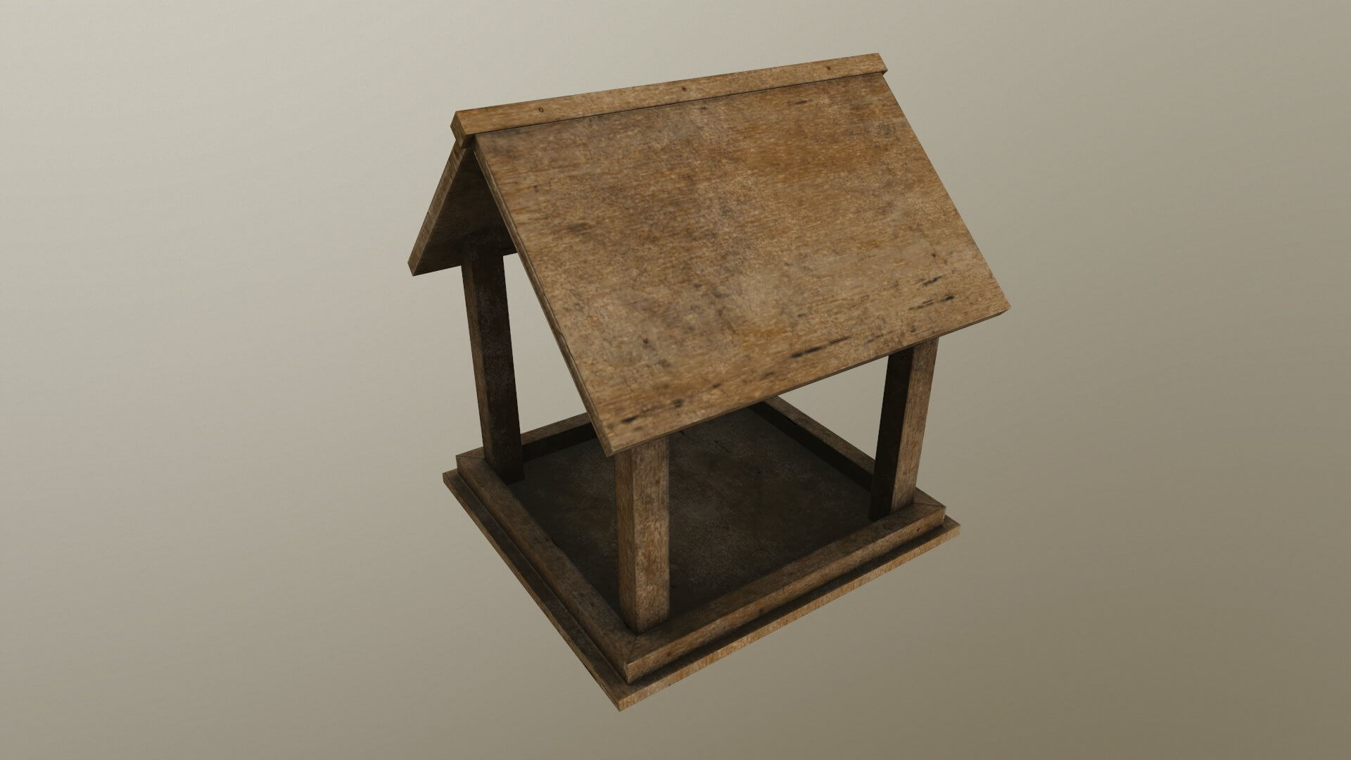 Bird Feeder - 3D Model by Grishmanovskij Anton