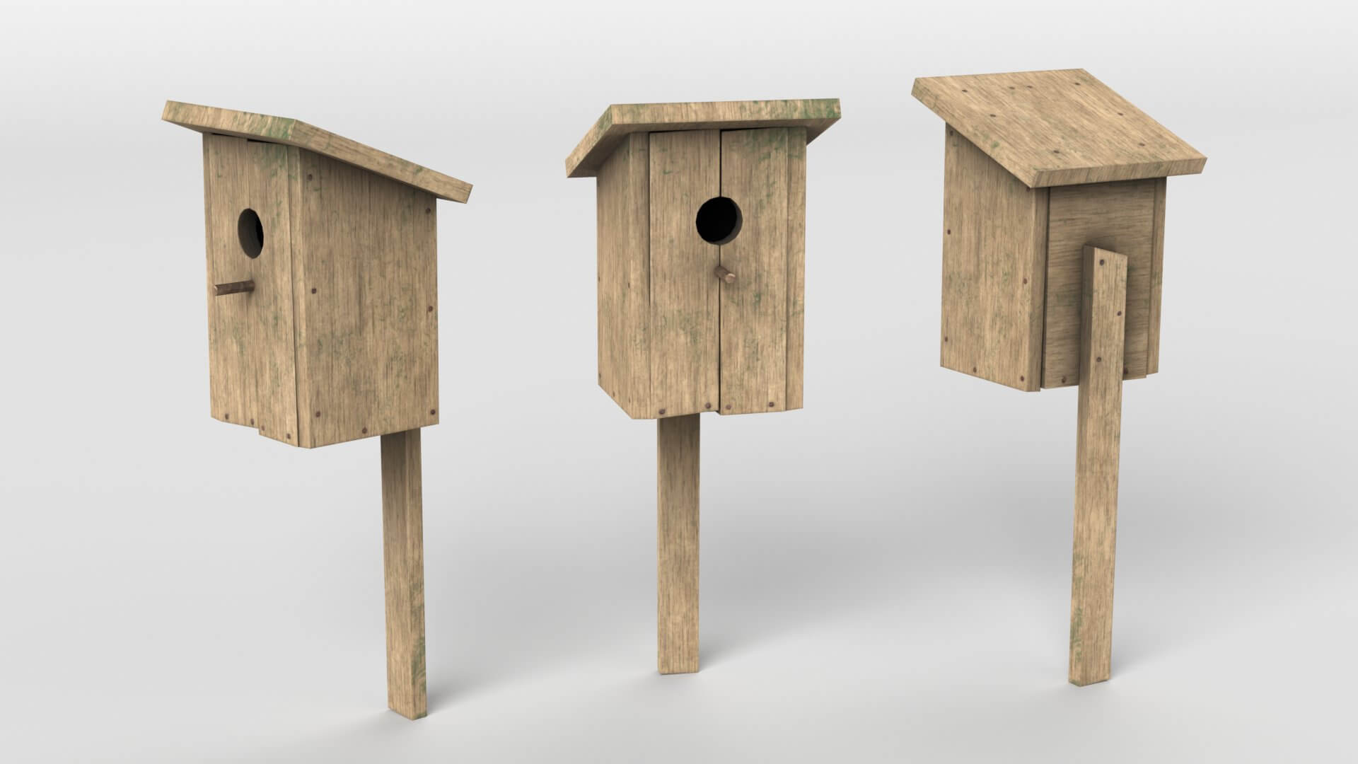 Birdhouse - 3D Model by Grishmanovskij Anton
