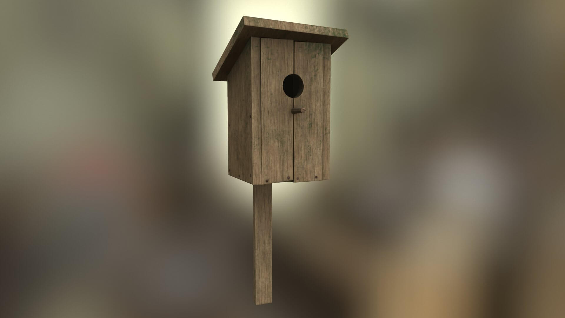 Birdhouse - 3D Model by Grishmanovskij Anton