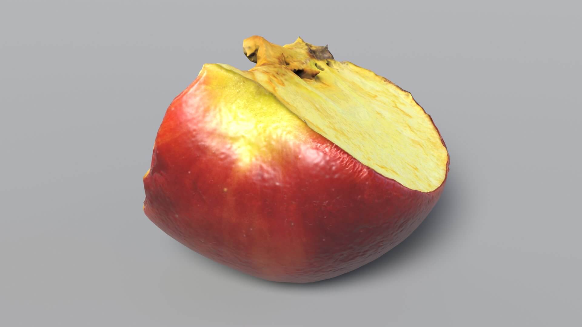 Bitten Apple - 3D Model by Grishmanovskij Anton