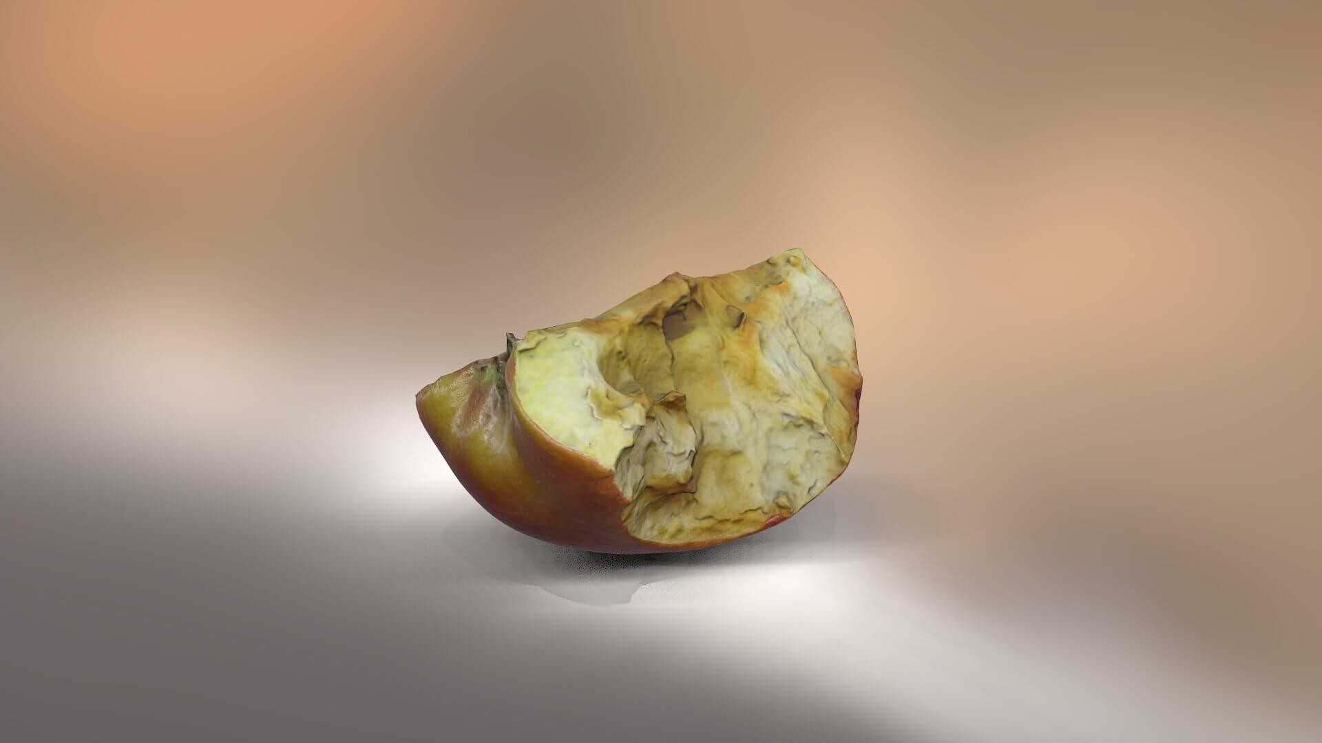 Bitten Apple - 3D Model by Grishmanovskij Anton