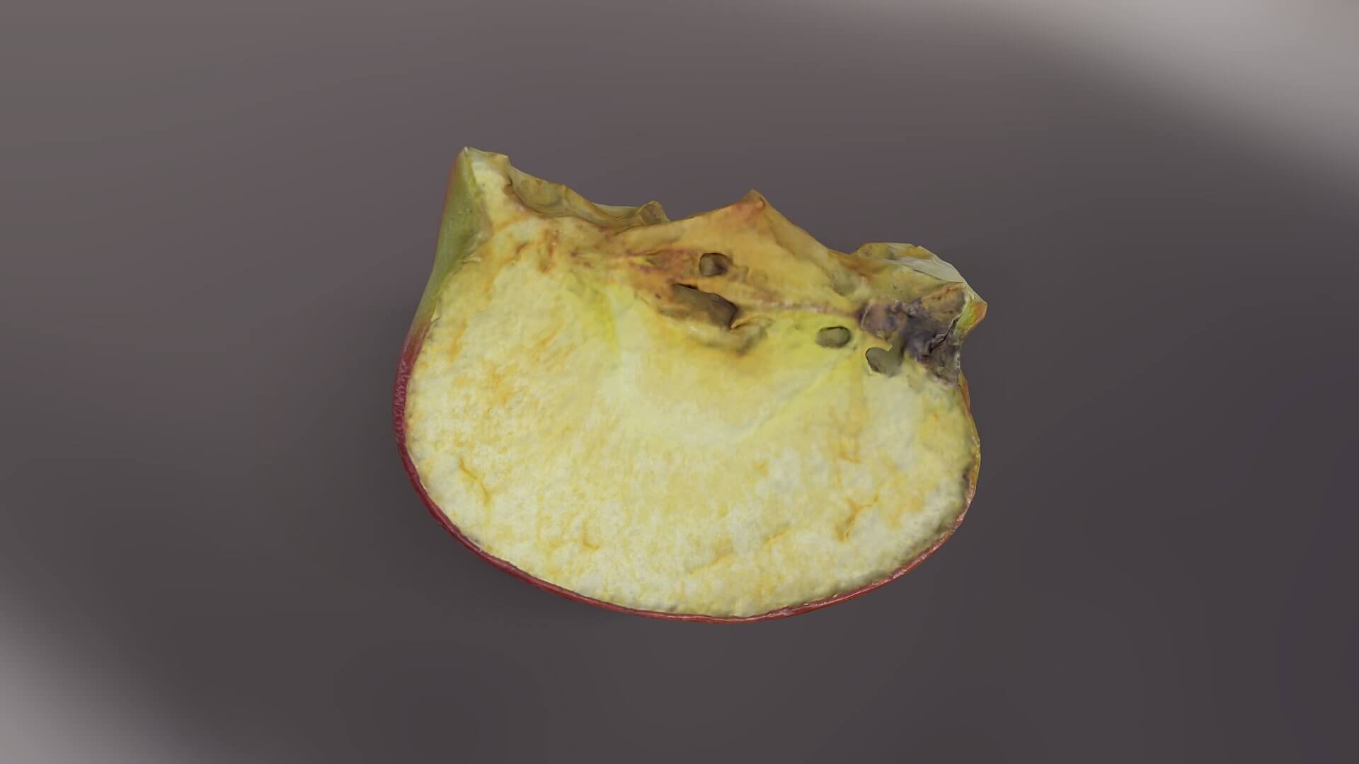 Bitten Apple - 3D Model by Grishmanovskij Anton