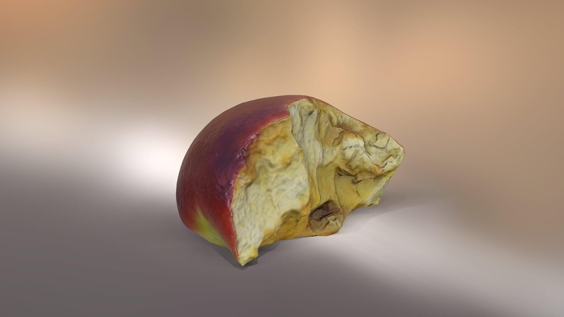 Bitten Apple - 3D Model by Grishmanovskij Anton