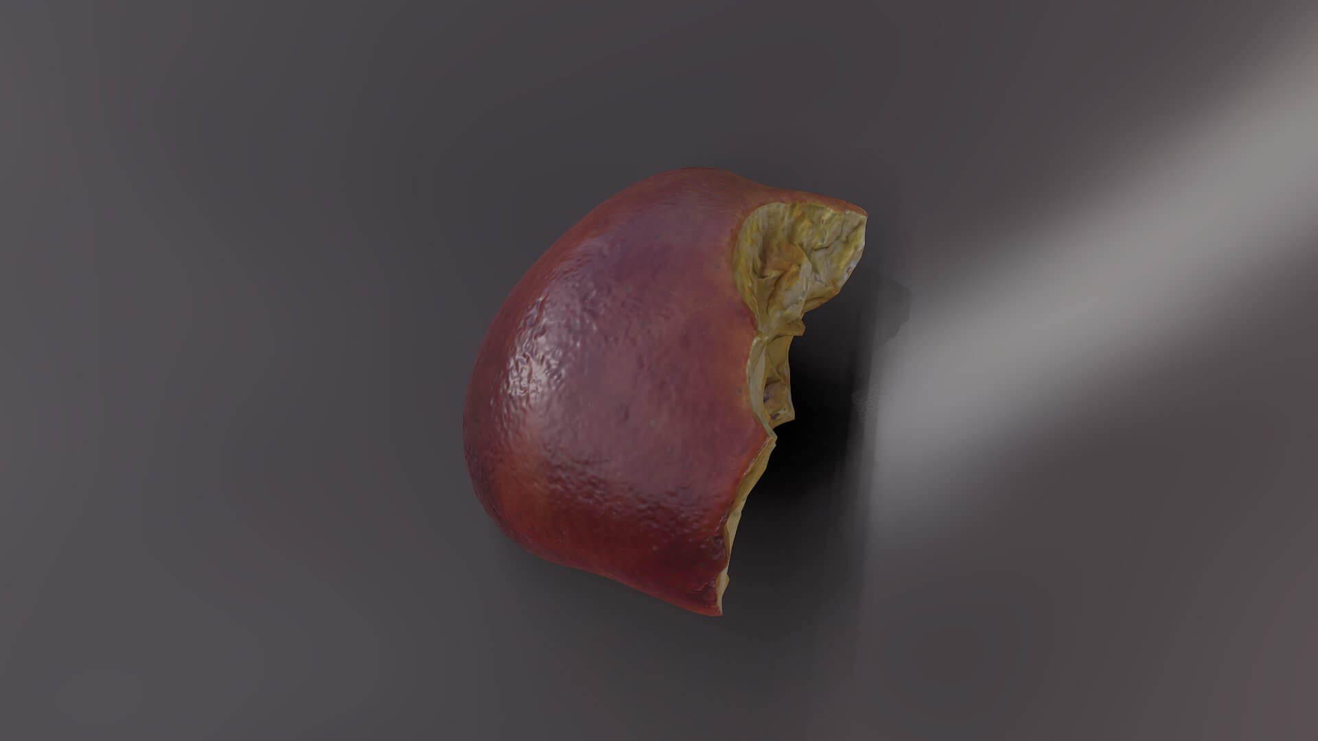 Bitten Apple - 3D Model by Grishmanovskij Anton