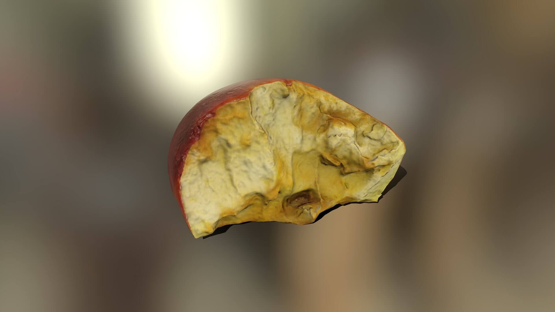 Bitten Apple - 3D Model by Grishmanovskij Anton