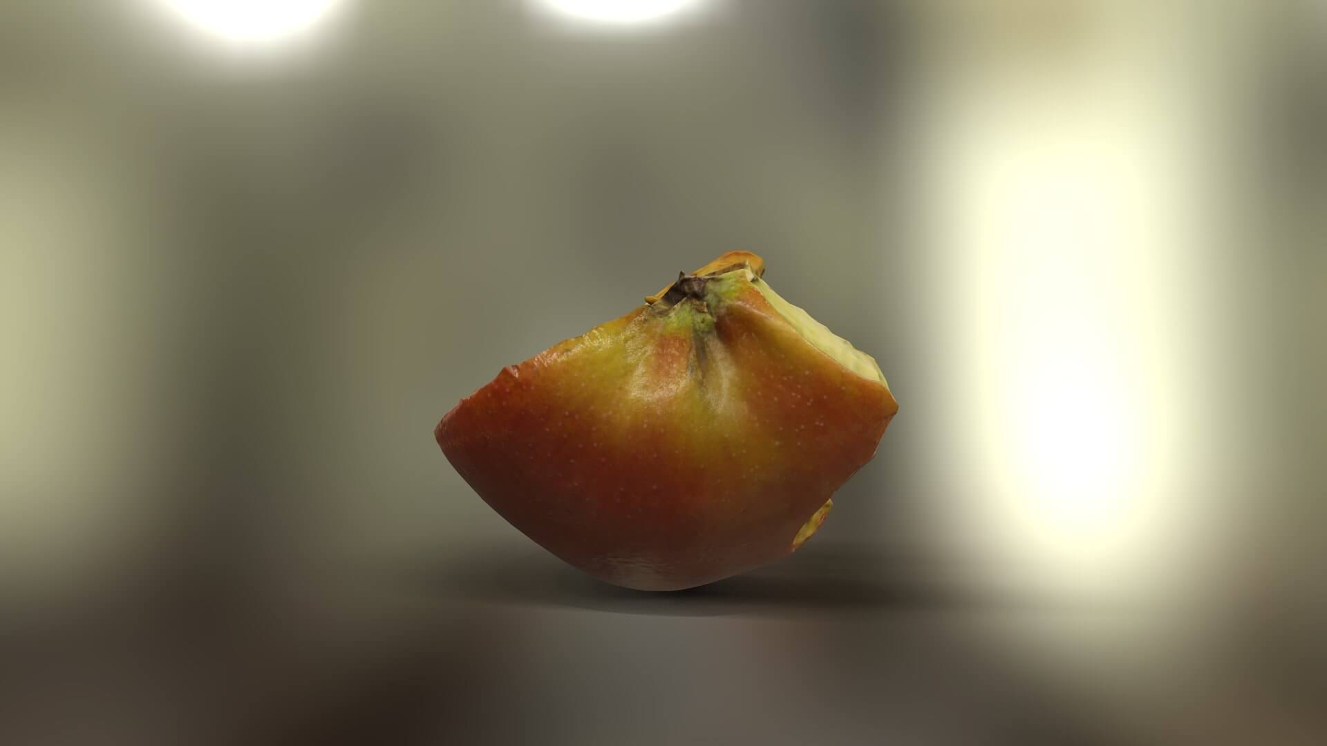 Bitten Apple - 3D Model by Grishmanovskij Anton