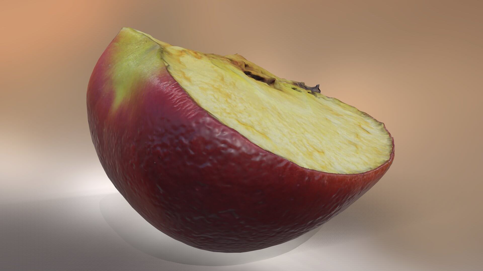 Bitten Apple - 3D Model by Grishmanovskij Anton