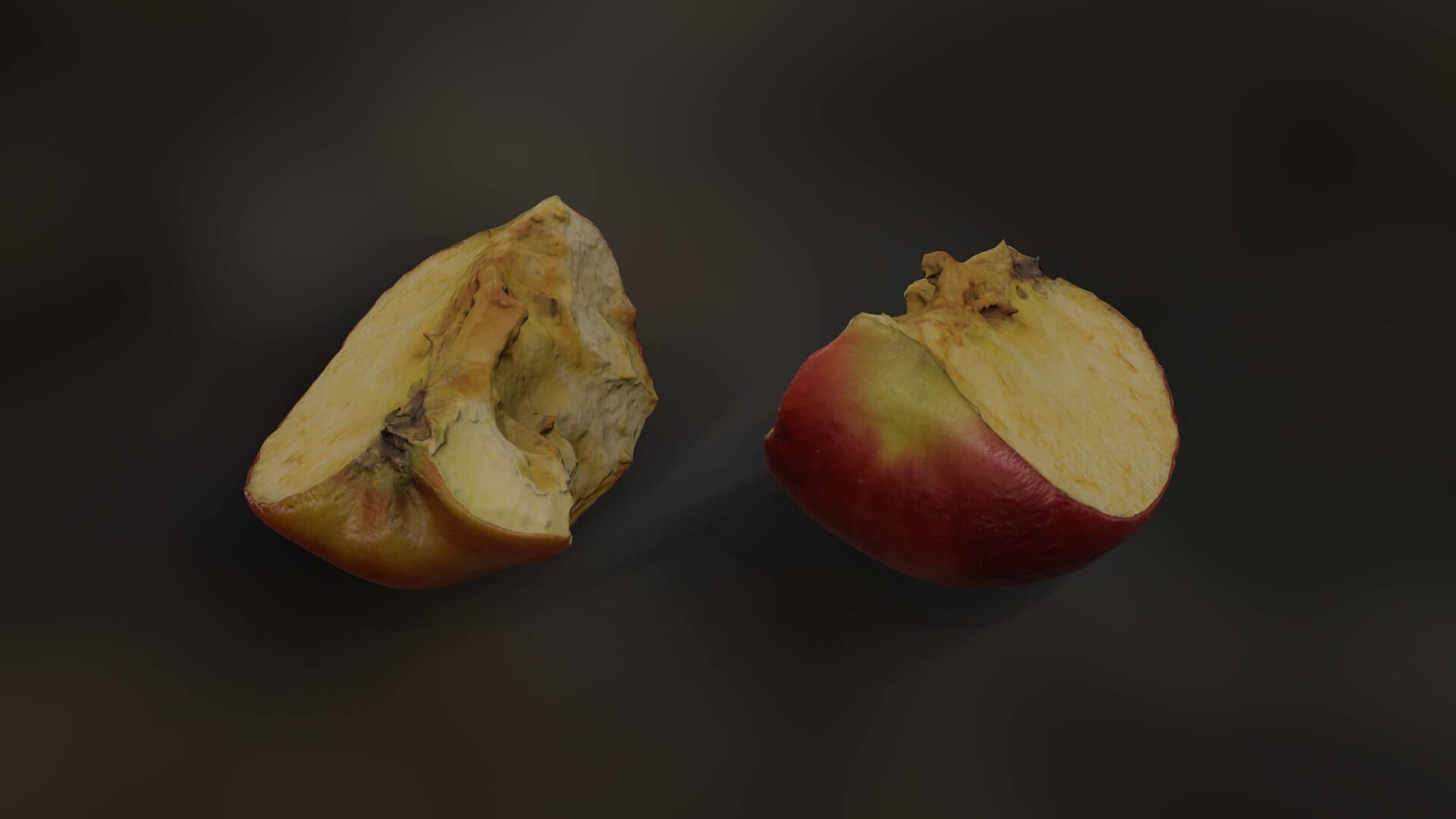 Bitten Apple - 3D Model by Grishmanovskij Anton