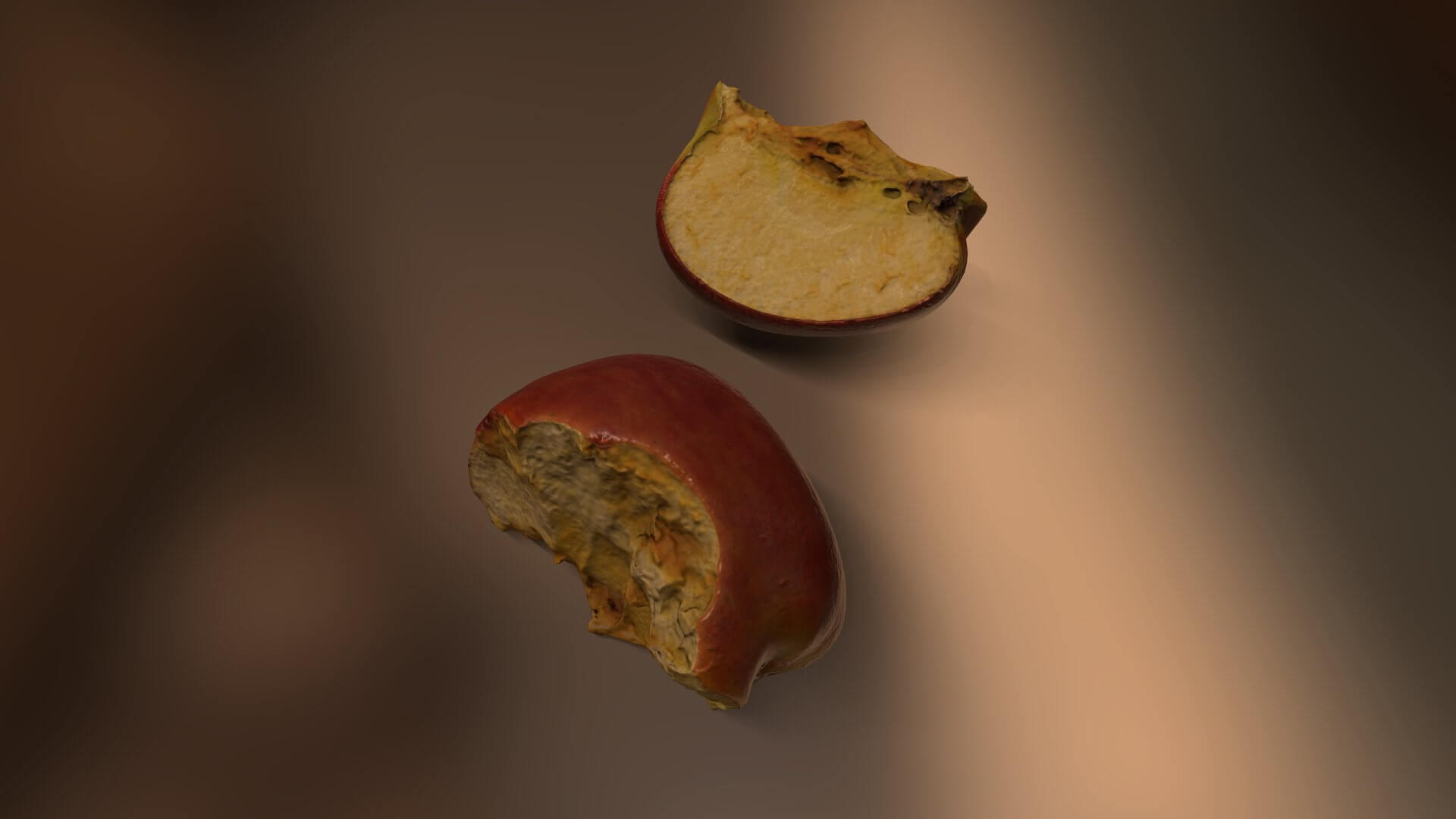 Bitten Apple - 3D Model by Grishmanovskij Anton