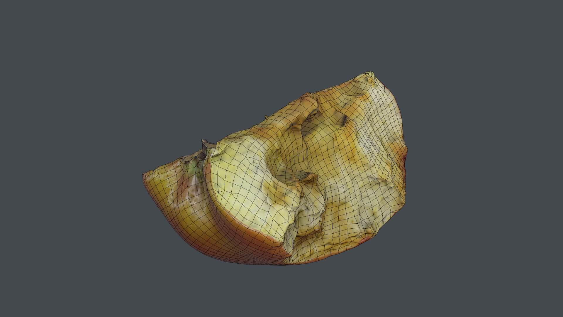 Bitten Apple - 3D Model by Grishmanovskij Anton