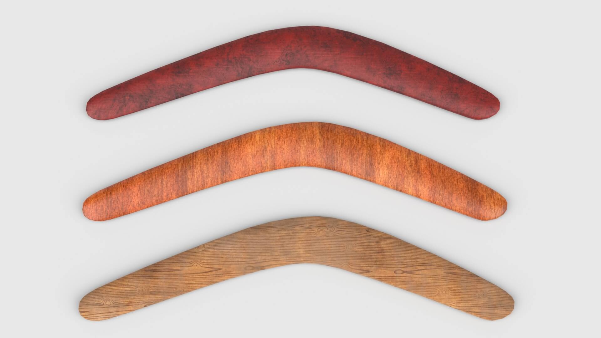 Boomerangs - 3D Model by Grishmanovskij Anton