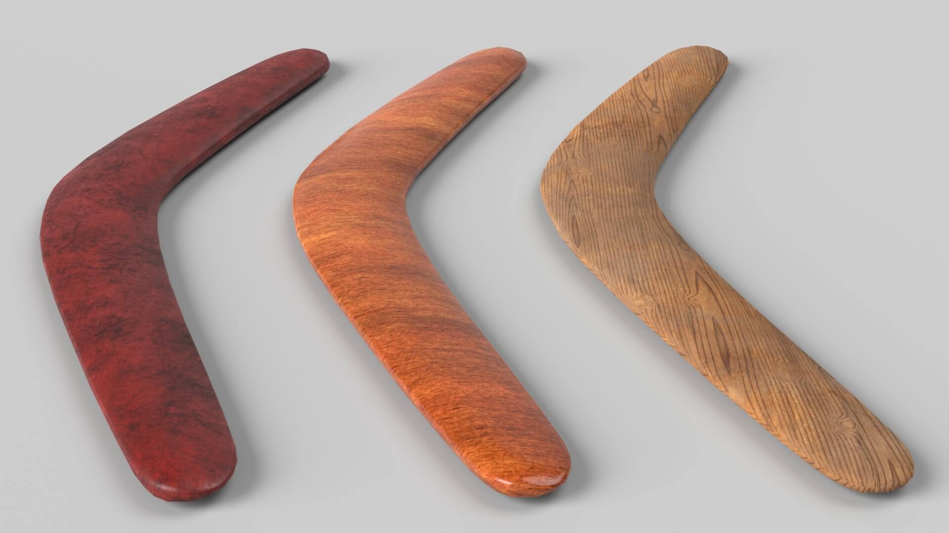 Boomerangs - 3D Model by Grishmanovskij Anton