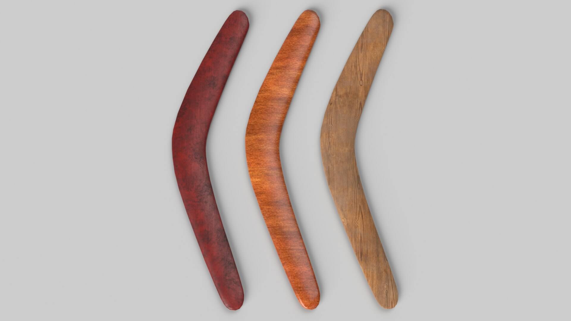 Boomerangs - 3D Model by Grishmanovskij Anton