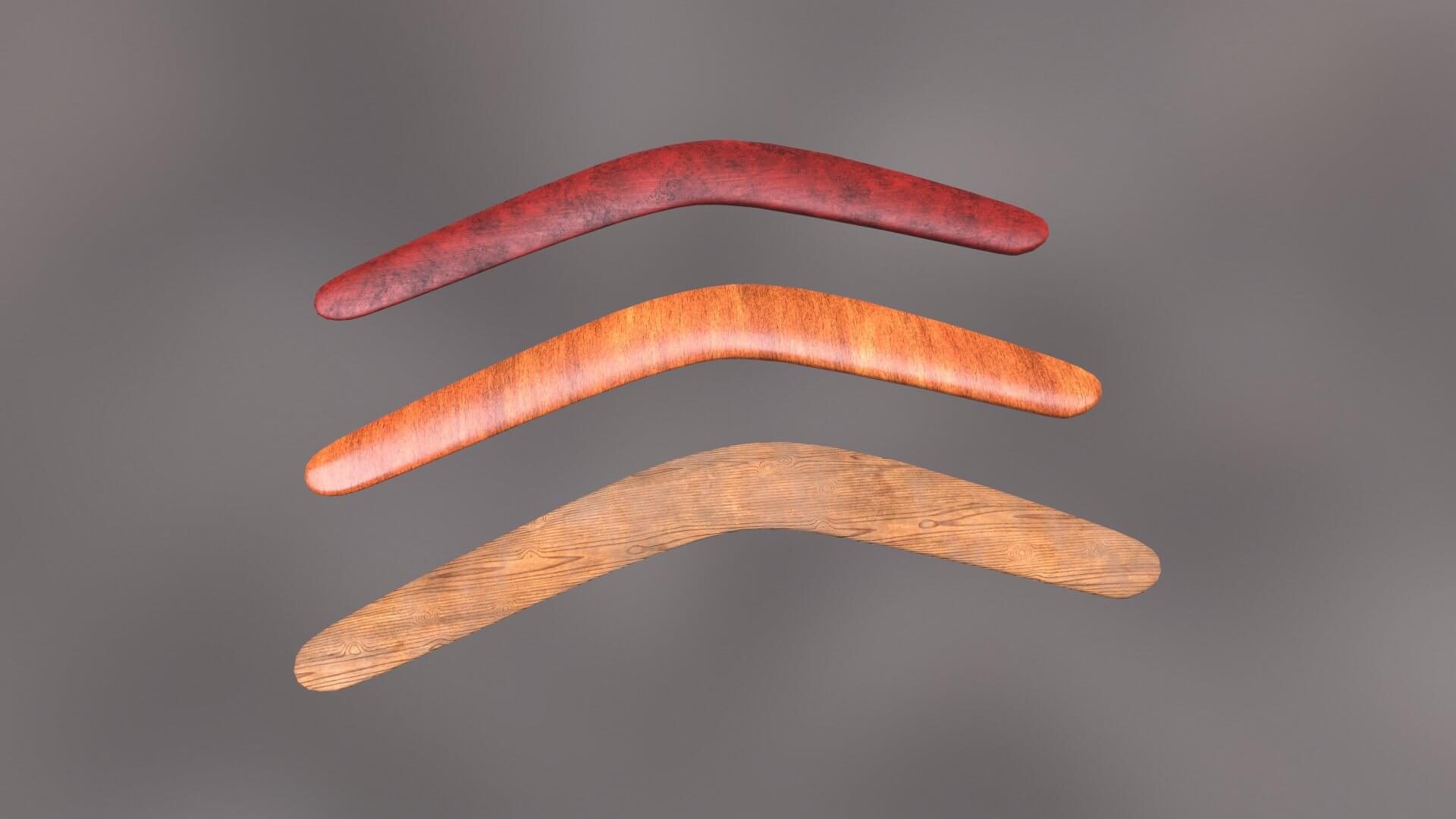 Boomerangs - 3D Model by Grishmanovskij Anton