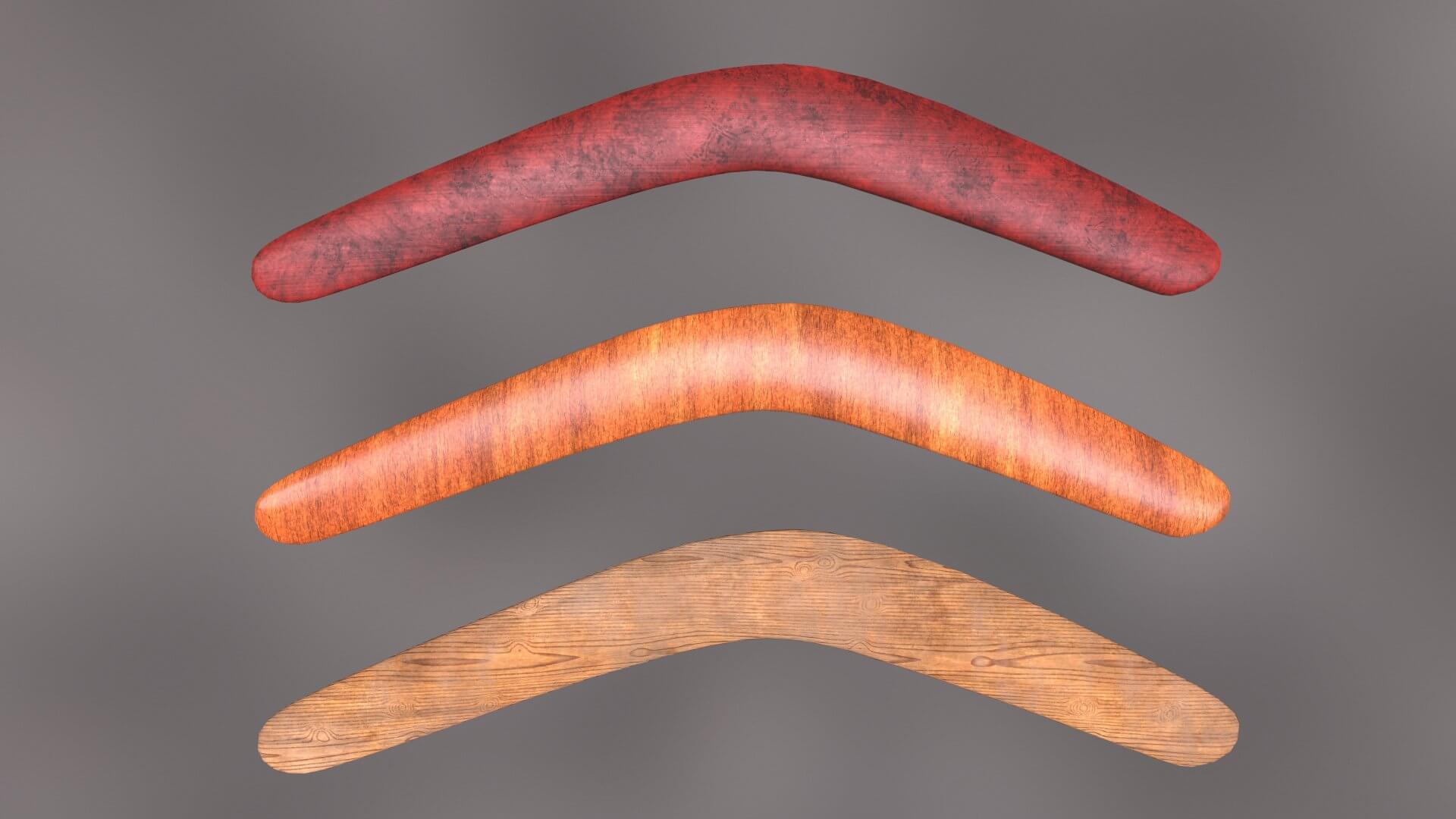 Boomerangs - 3D Model by Grishmanovskij Anton