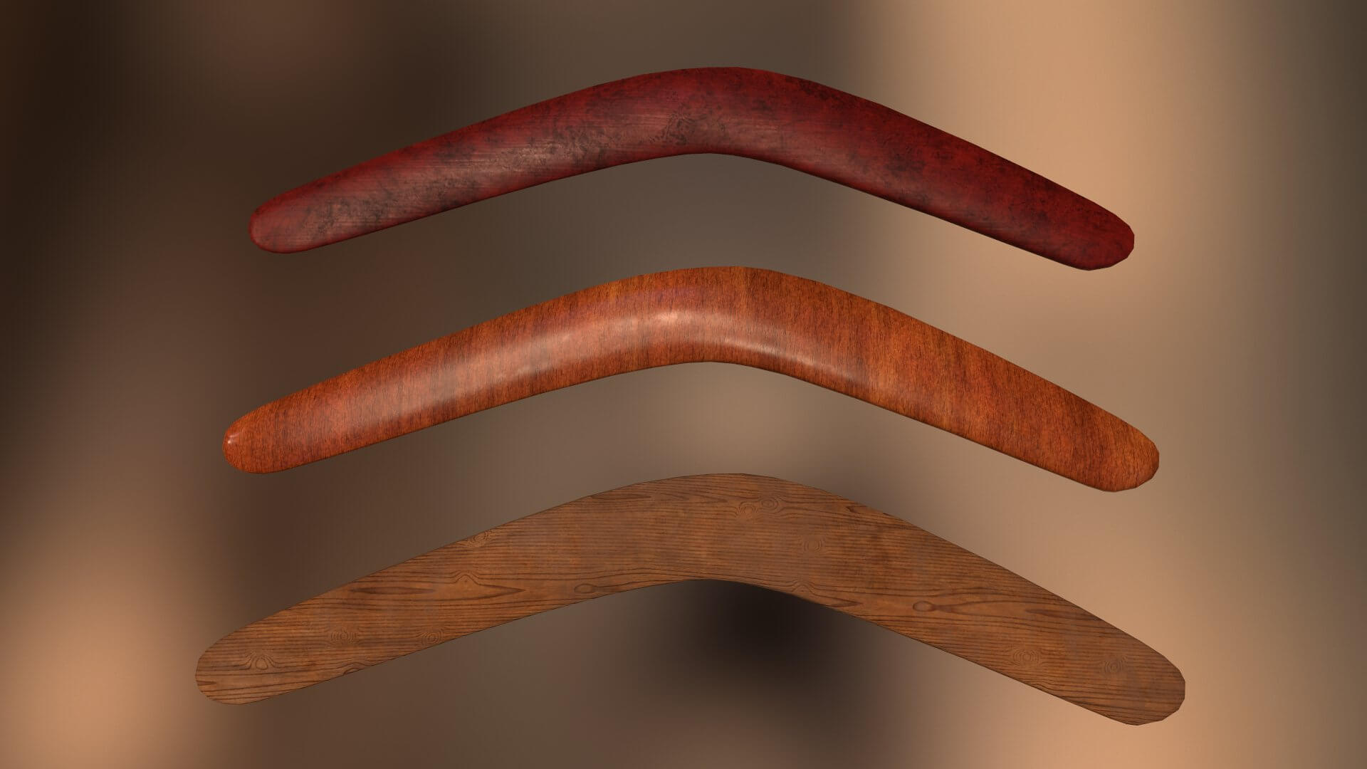Boomerangs - 3D Model by Grishmanovskij Anton