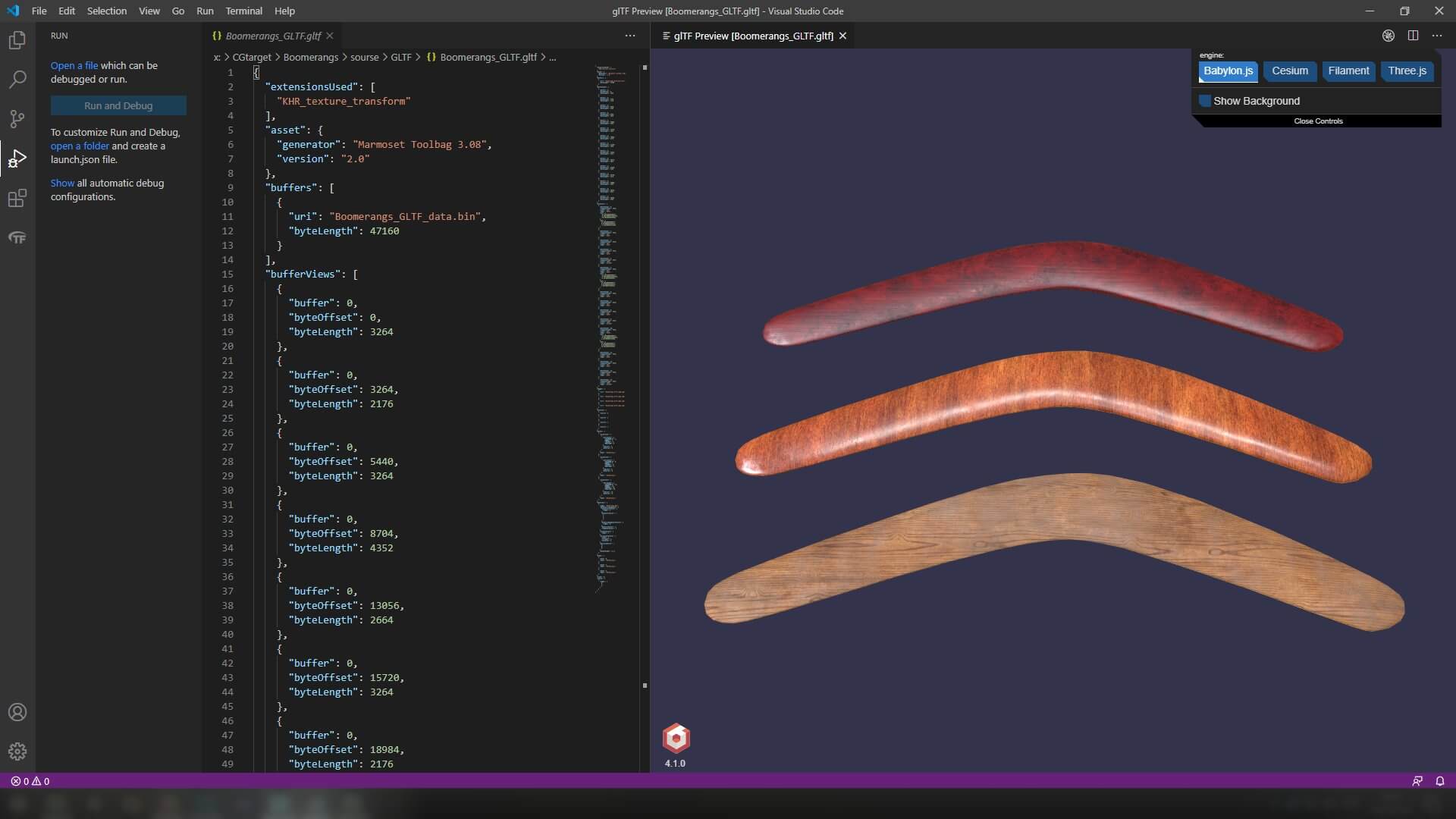 Boomerangs - 3D Model by Grishmanovskij Anton