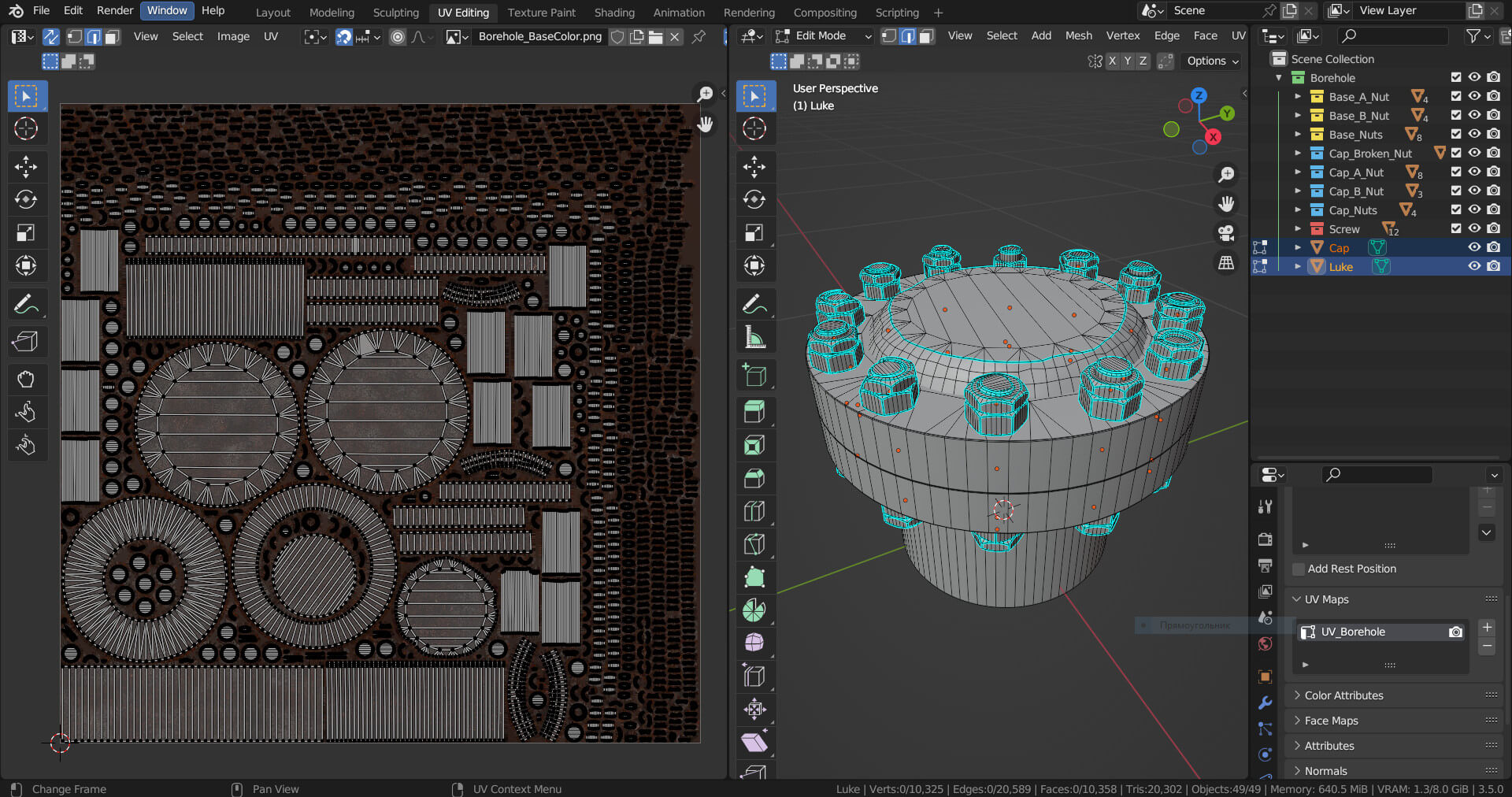 Closed Borehole - 3D Model by Grishmanovskij Anton