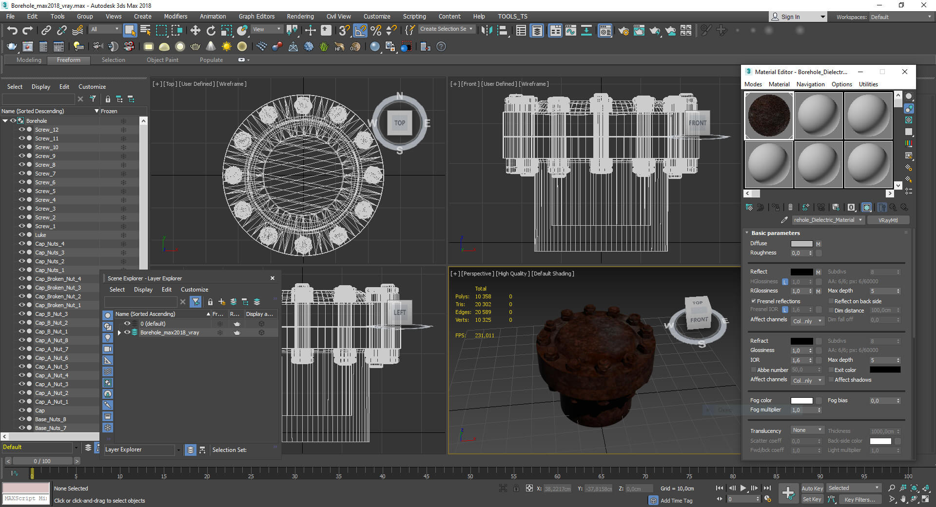 Closed Borehole - 3D Model by Grishmanovskij Anton