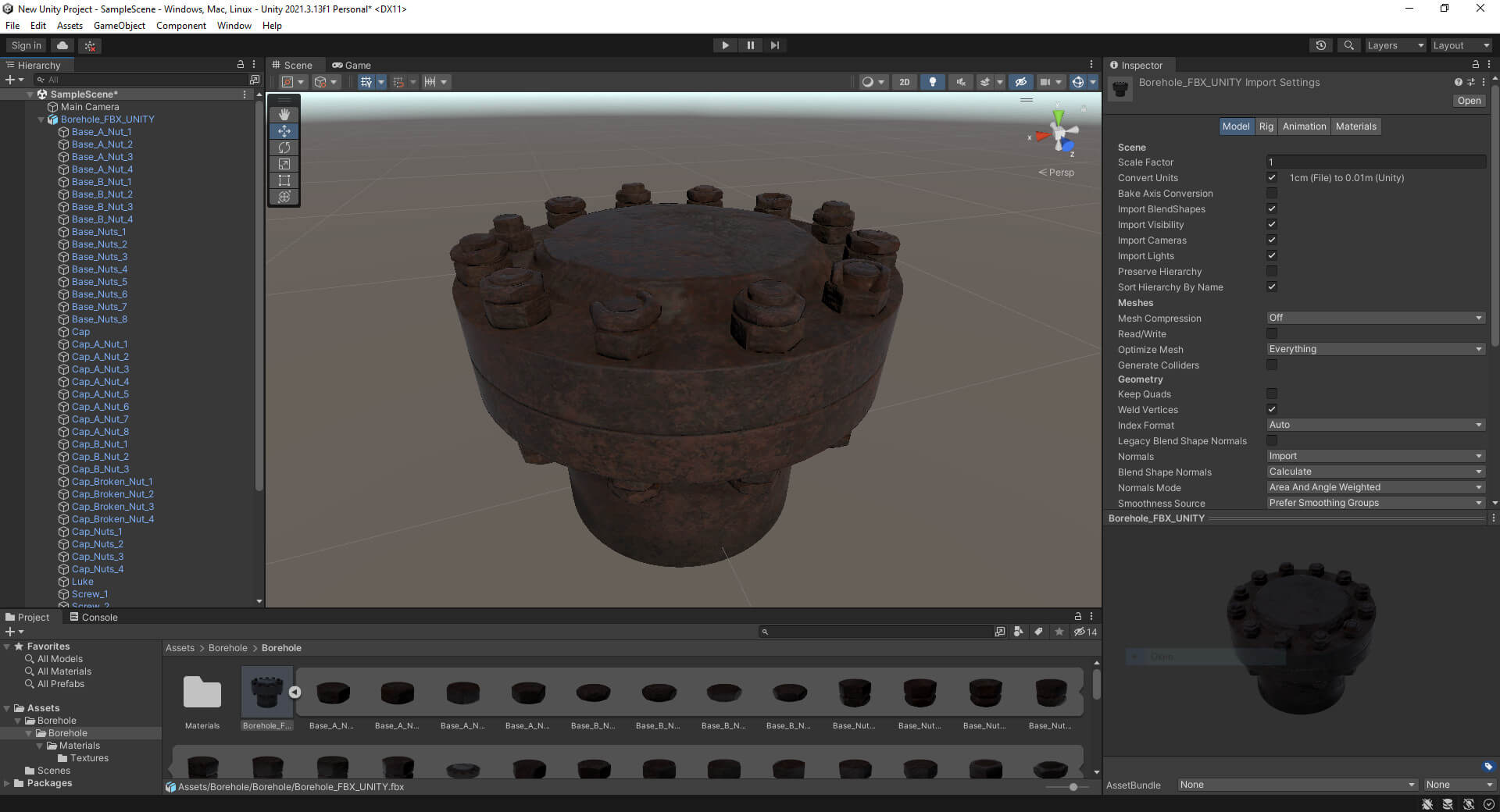 Closed Borehole - 3D Model by Grishmanovskij Anton