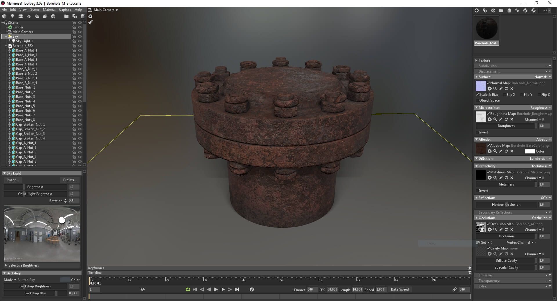 Closed Borehole - 3D Model by Grishmanovskij Anton