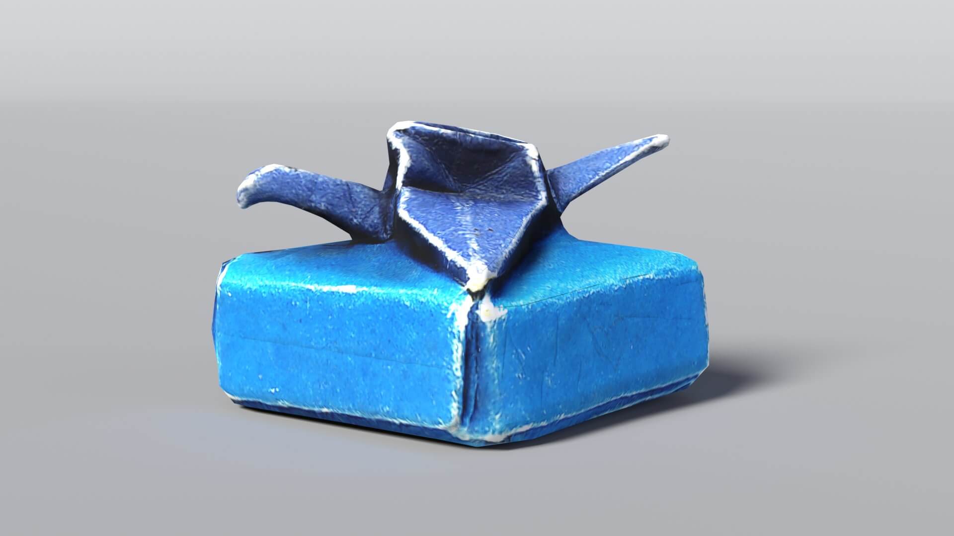Box with Crane Origami - 3D Model by Grishmanovskij Anton