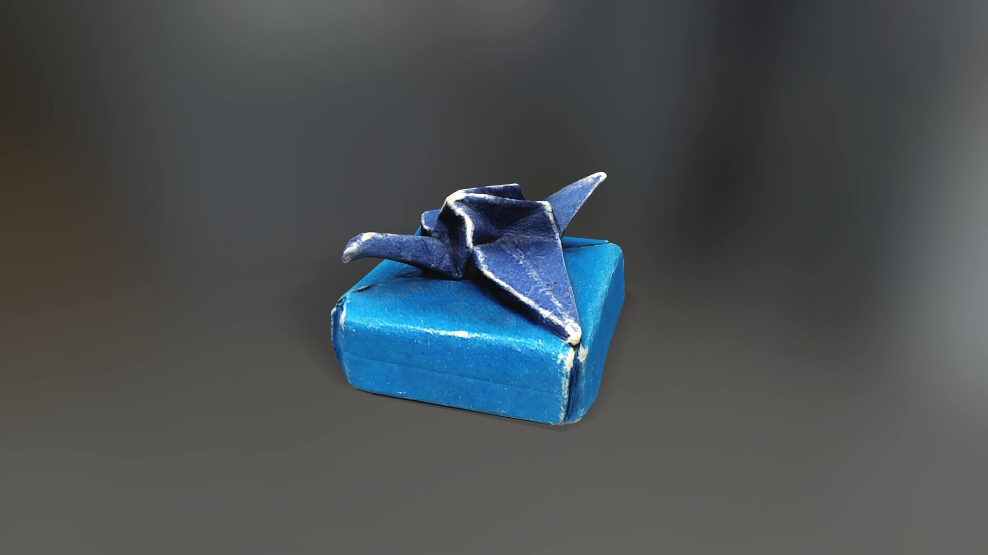 Box with Crane Origami - 3D Model by Grishmanovskij Anton