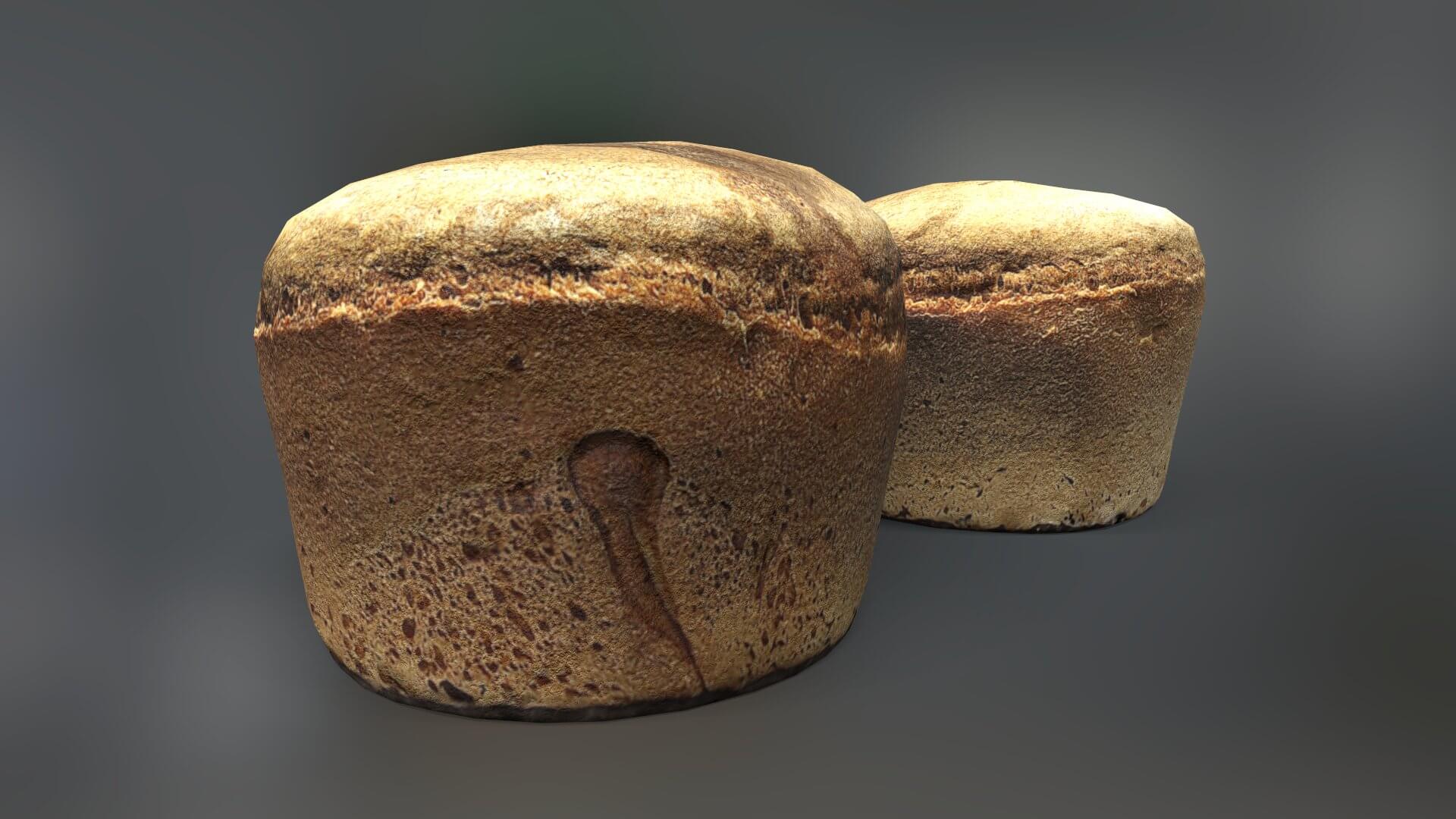 Bread - 3D Model by Grishmanovskij Anton