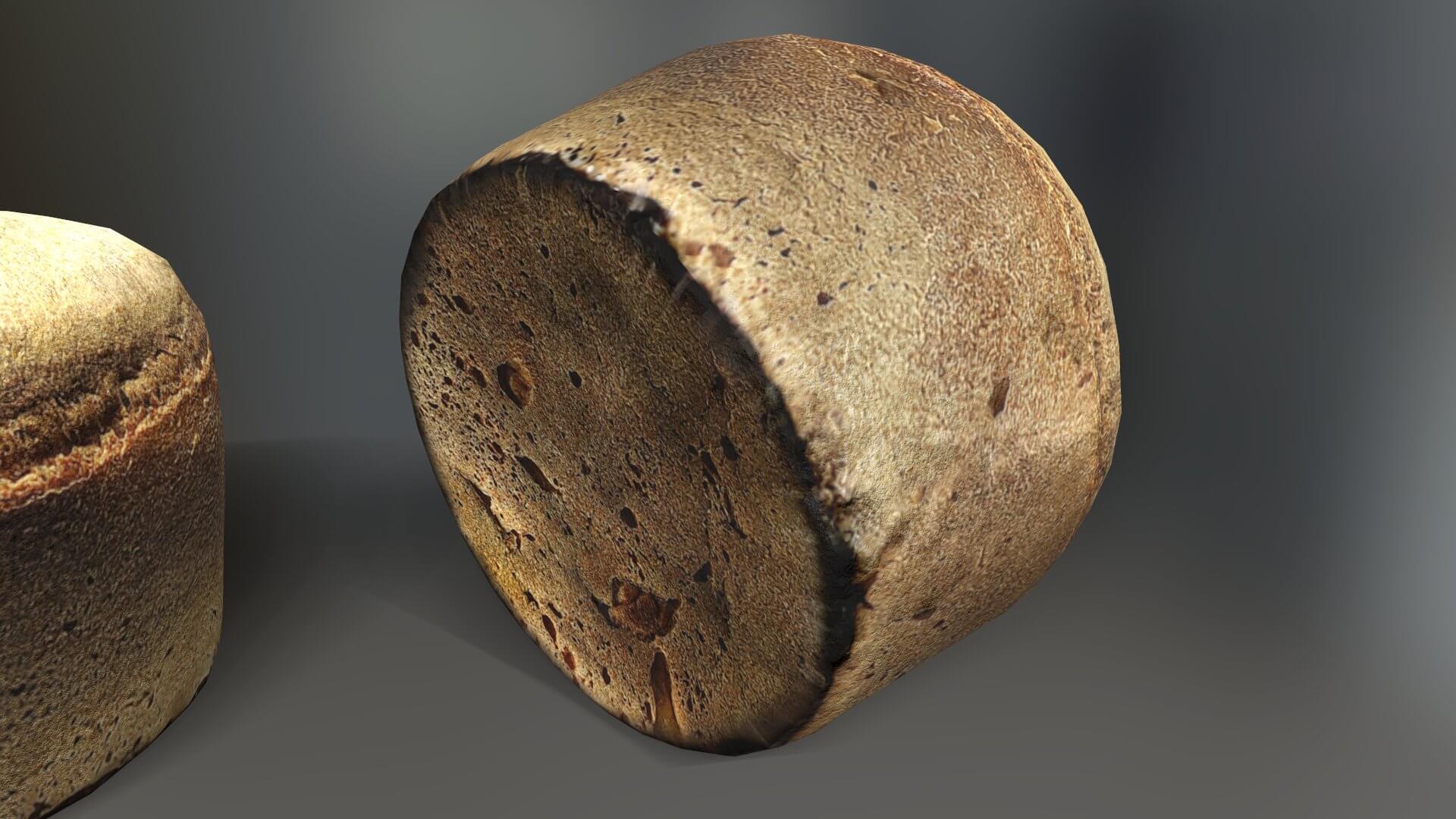 Bread - 3D Model by Grishmanovskij Anton
