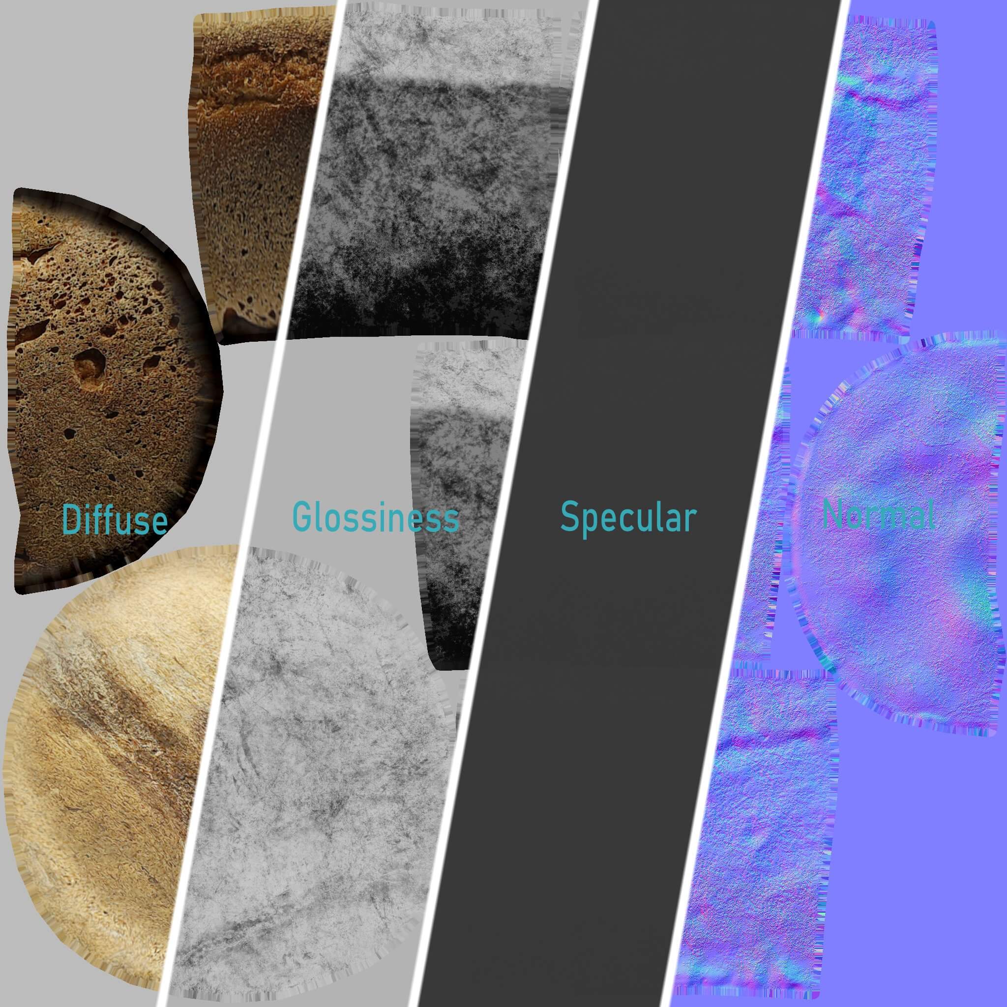 Bread - 3D Model by Grishmanovskij Anton