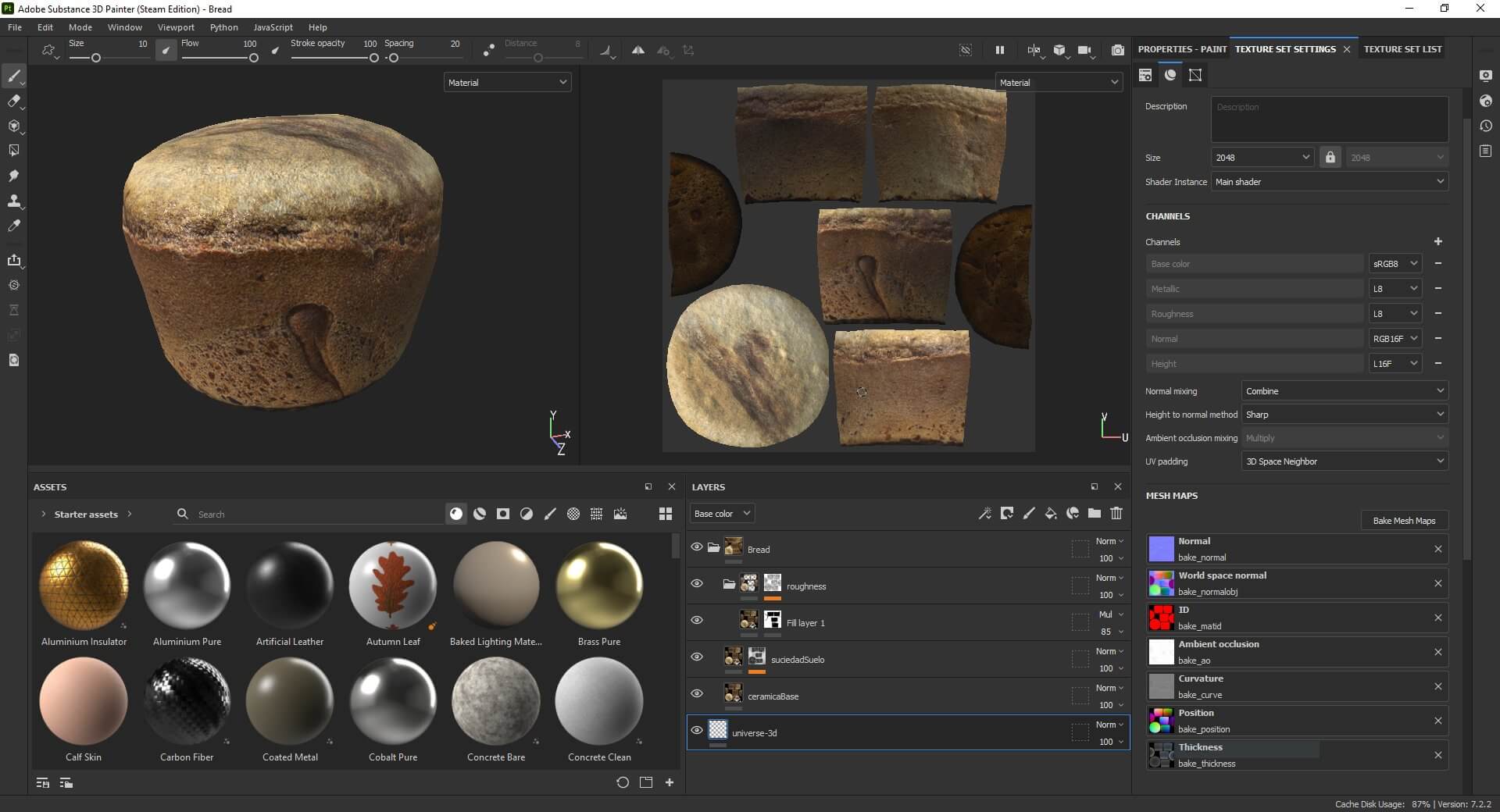 Bread - 3D Model by Grishmanovskij Anton