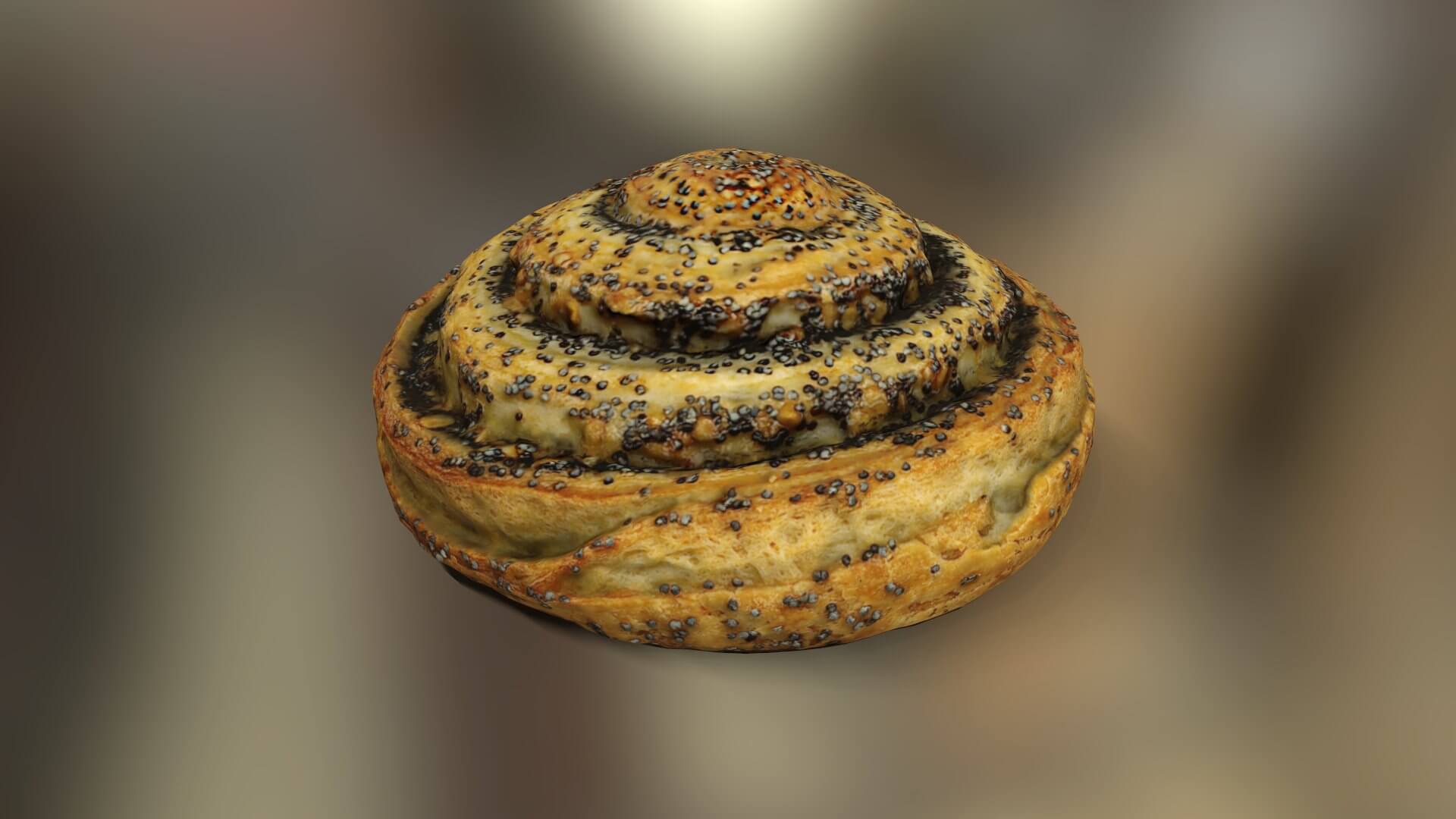 Bun with Poppy - 3D Model by Grishmanovskij Anton