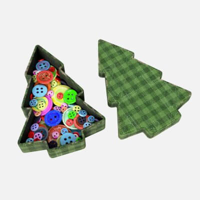 Buttons In Box - 3D Model by Grishmanovskij Anton