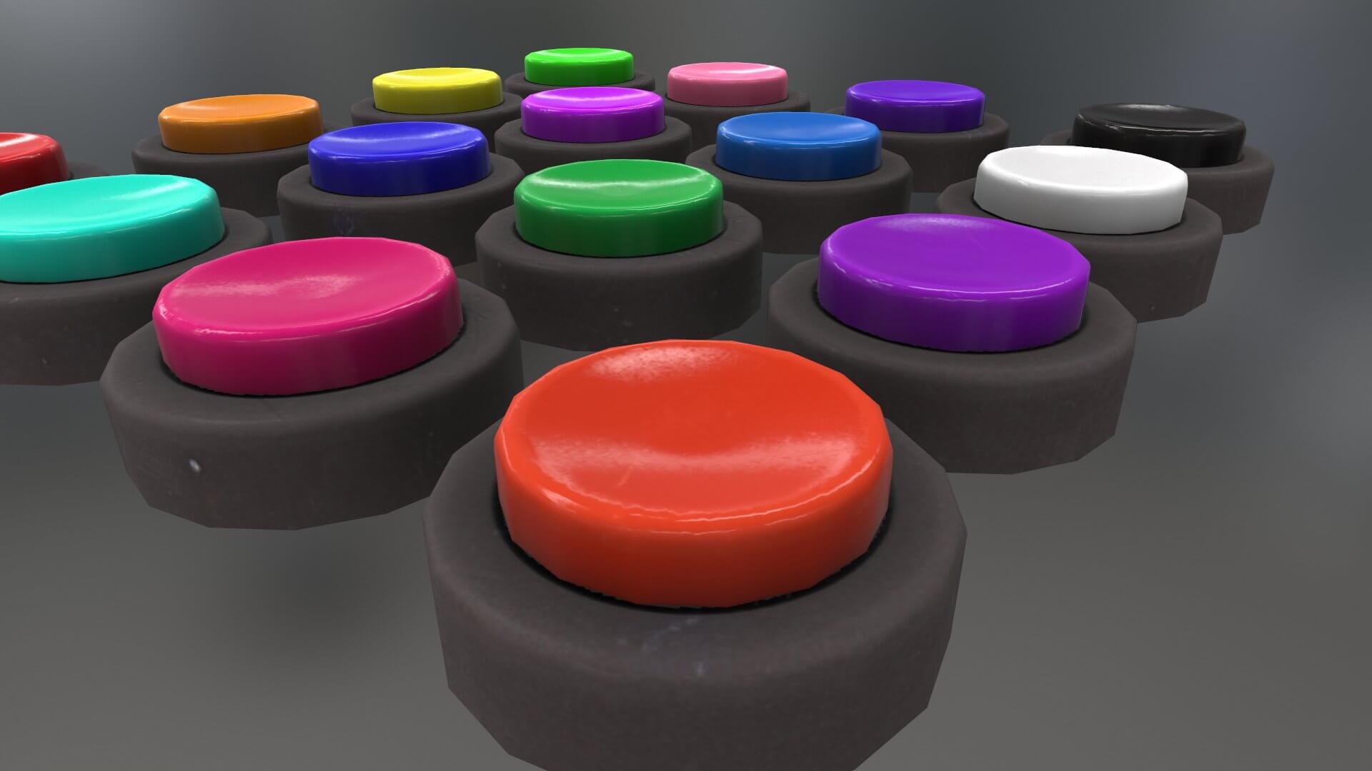 Buttons - 3D Model by Grishmanovskij Anton