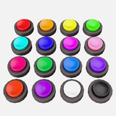 Buttons - 3D Model by Grishmanovskij Anton