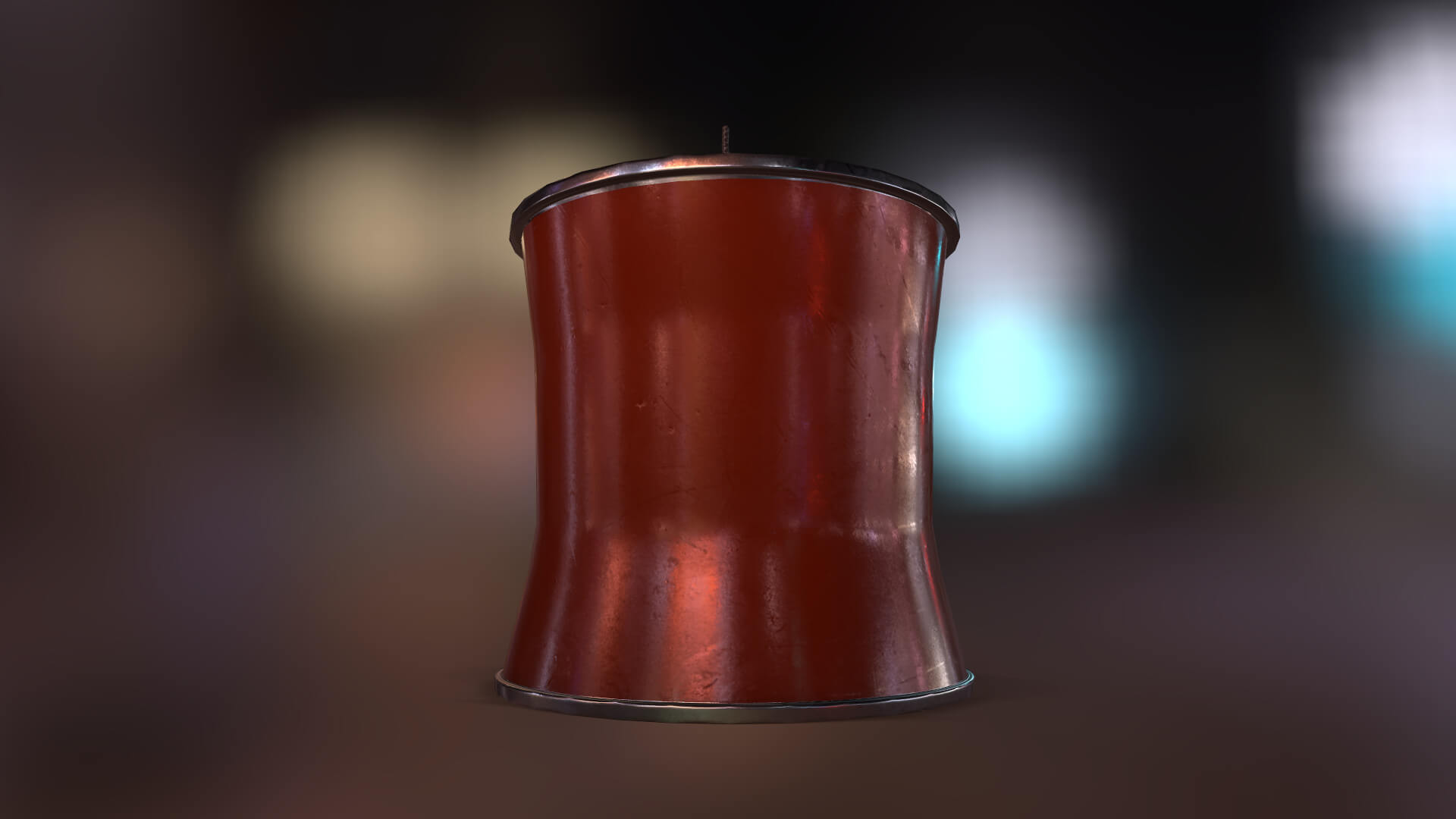 Candle in a Jar - 3D Model by Grishmanovskij Anton