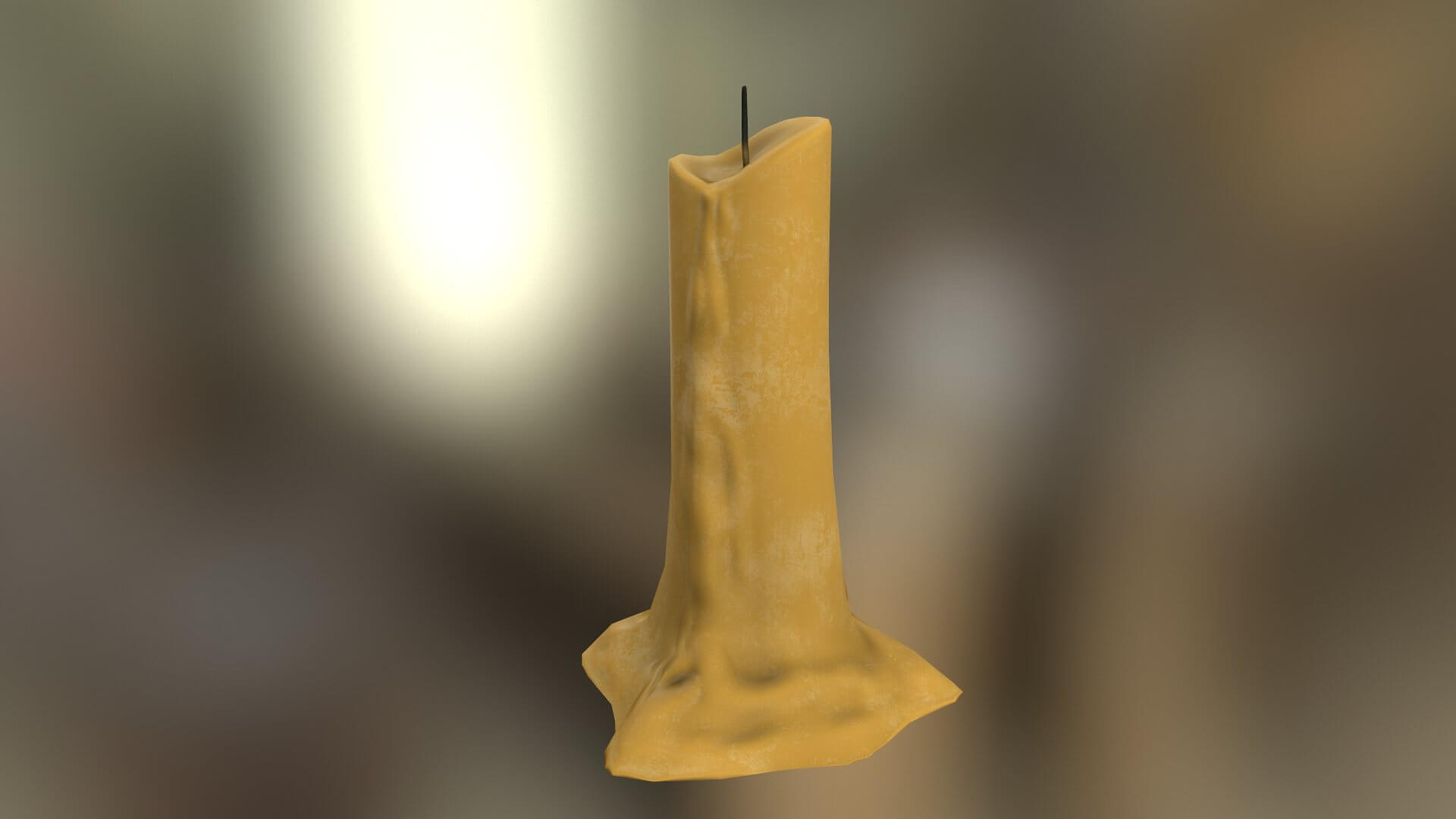 Candle - 3D Model by Grishmanovskij Anton