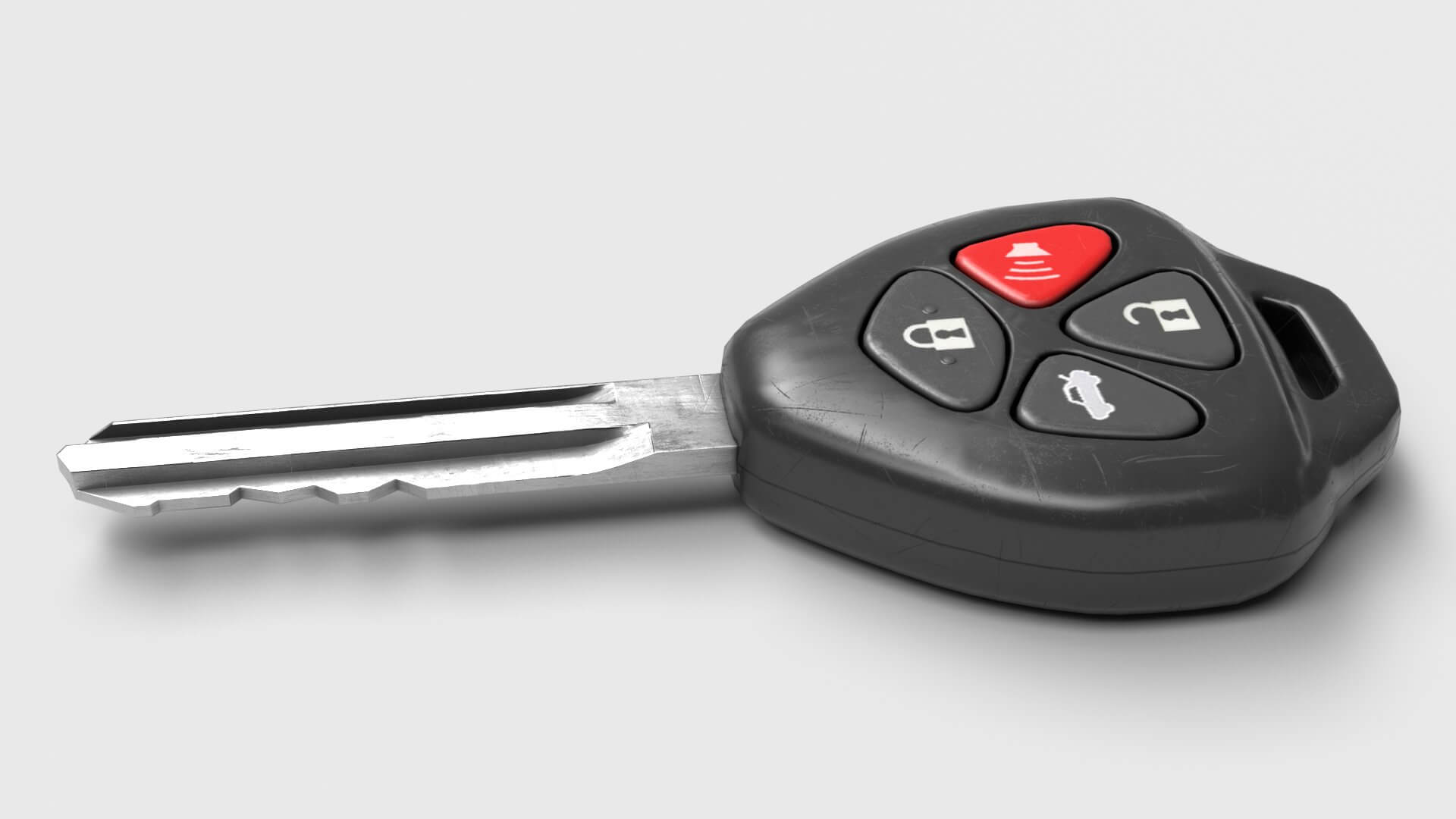 Car Key - 3D Model by Grishmanovskij Anton