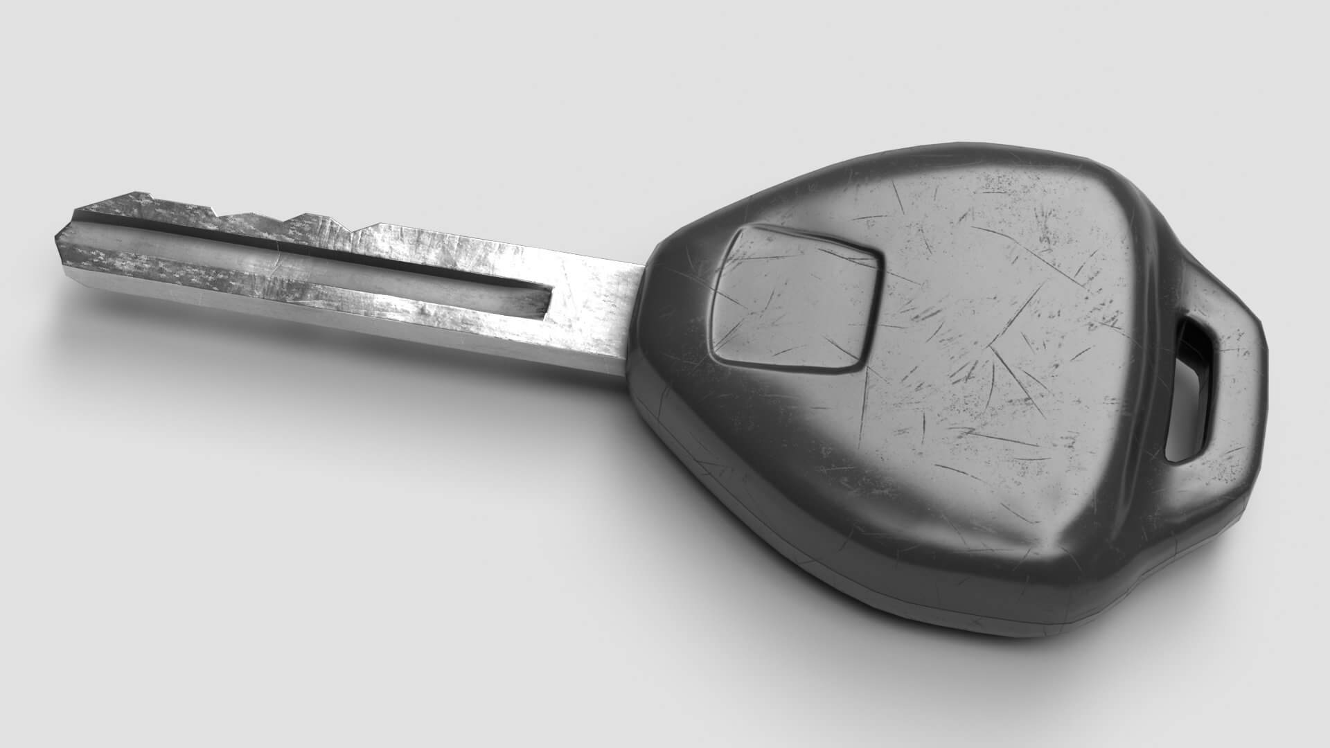 Car Key - 3D Model by Grishmanovskij Anton