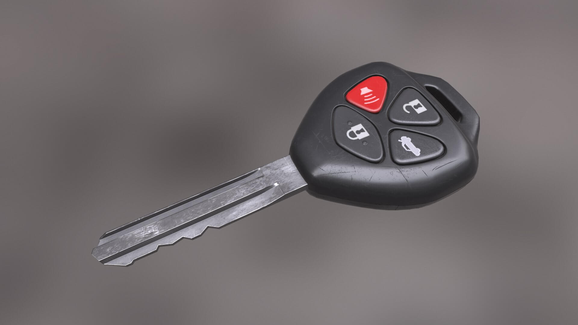 Car Key - 3D Model by Grishmanovskij Anton