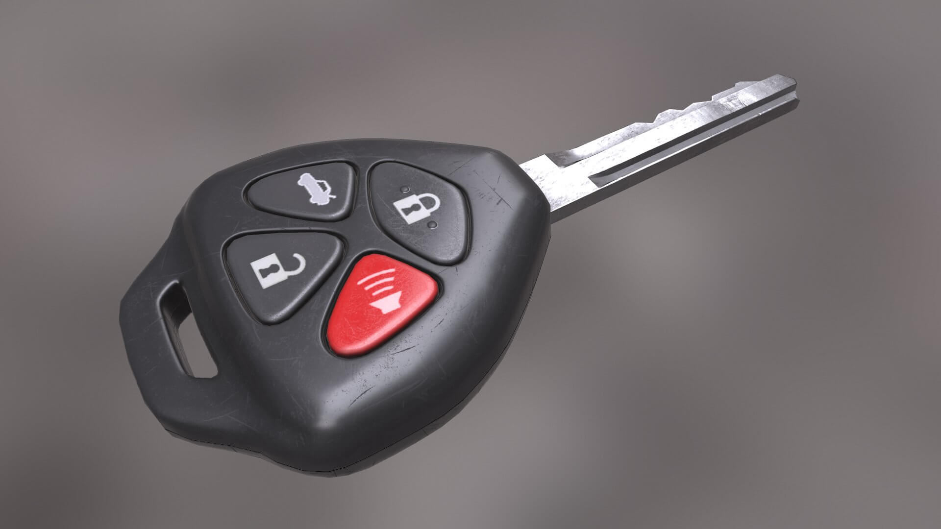 Car Key - 3D Model by Grishmanovskij Anton