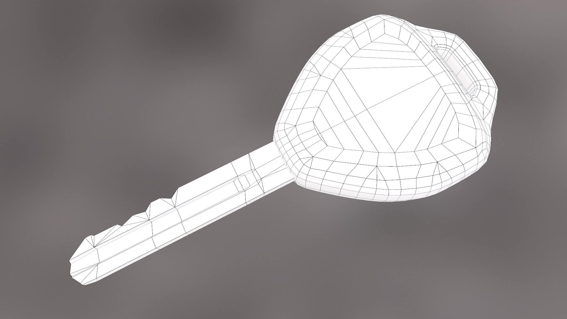 Car Key - 3D Model by Grishmanovskij Anton